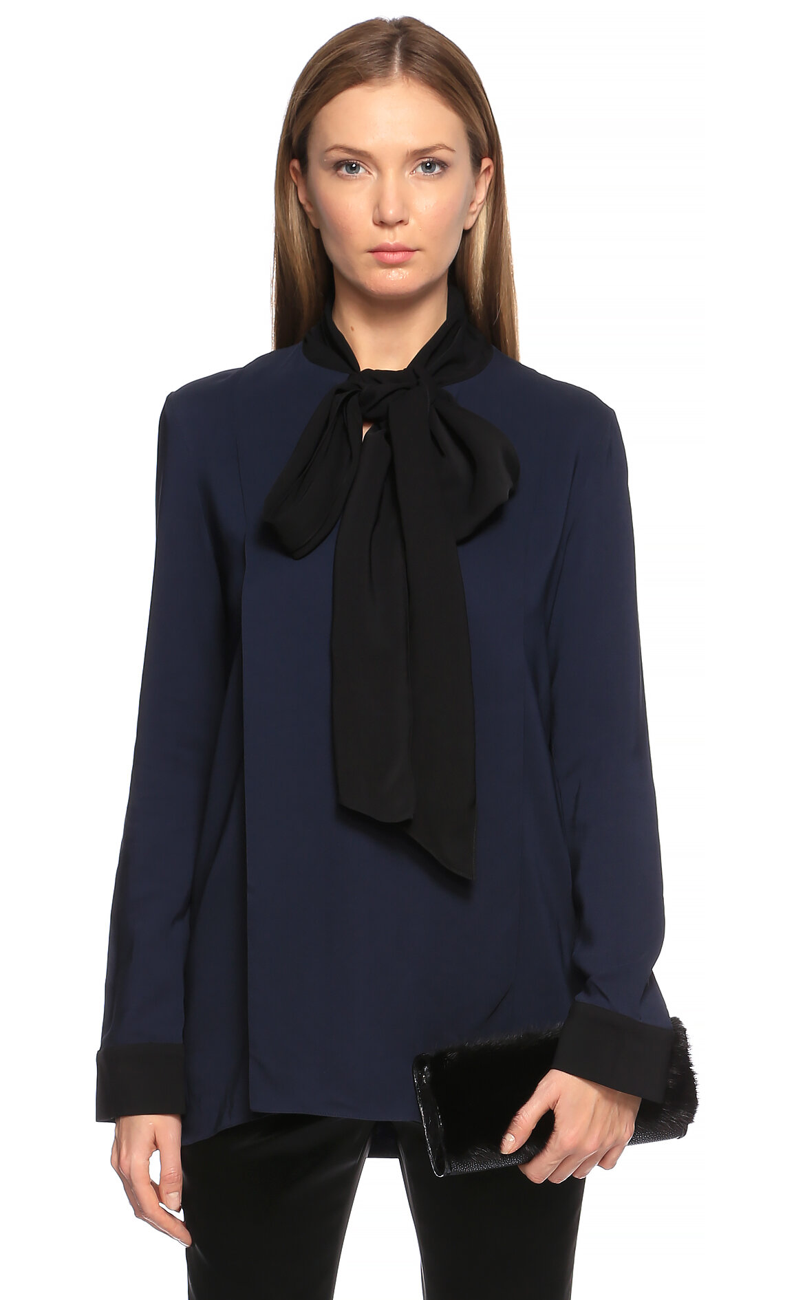 Lanvin-Lanvin Lacivert Bluz