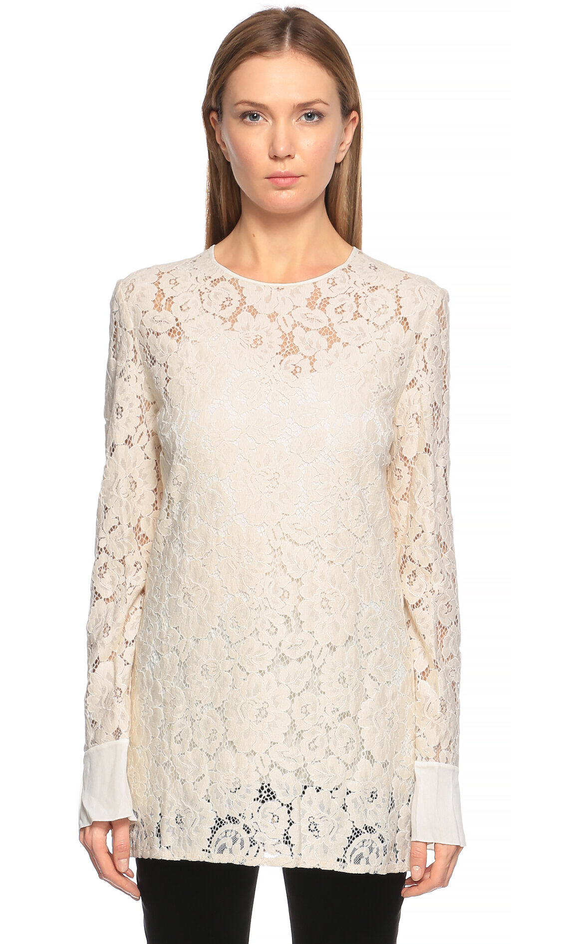 Lanvin-Lanvin Ekru Bluz