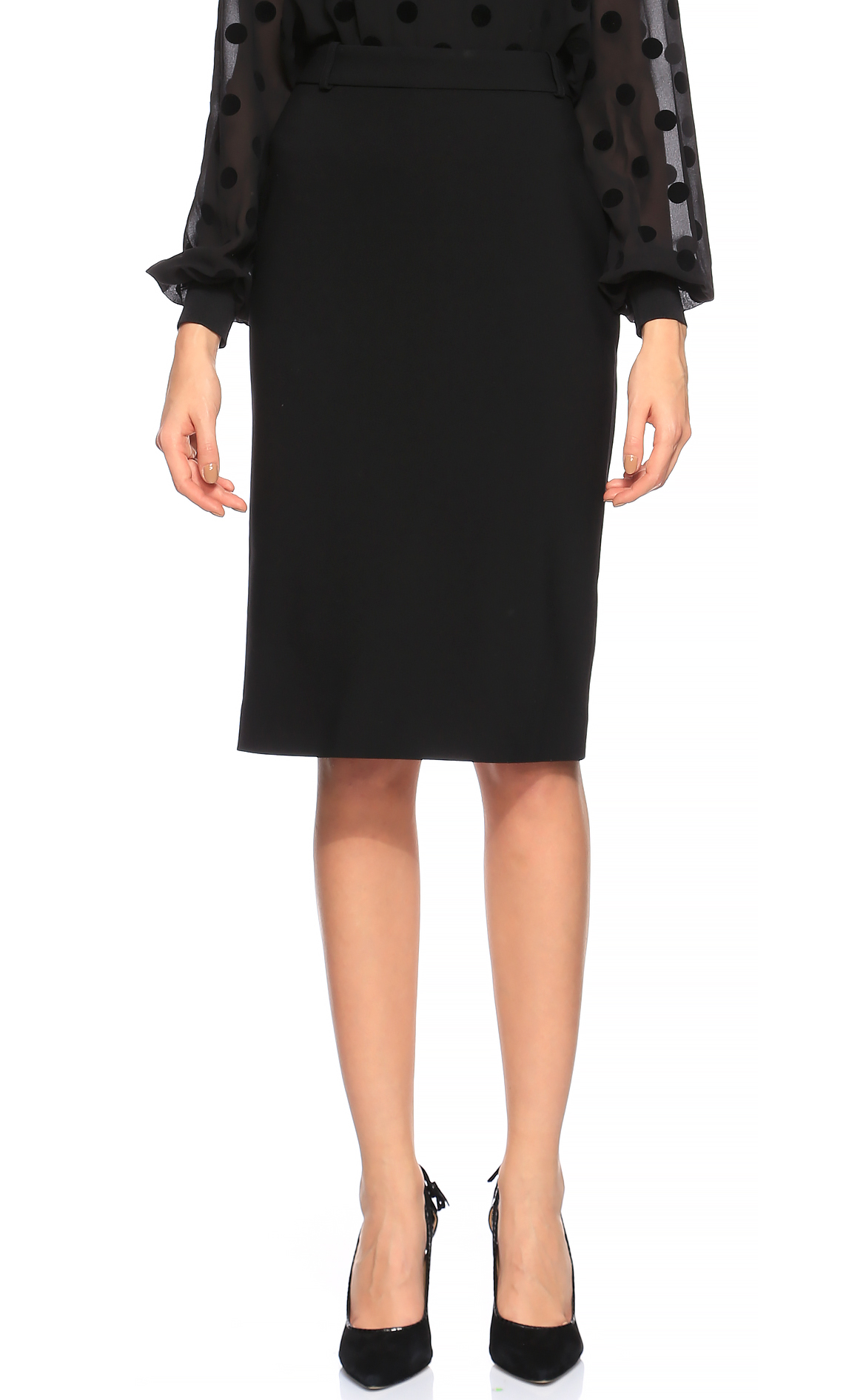 Michael Kors Collection-Michael Kors Collection Siyah Etek