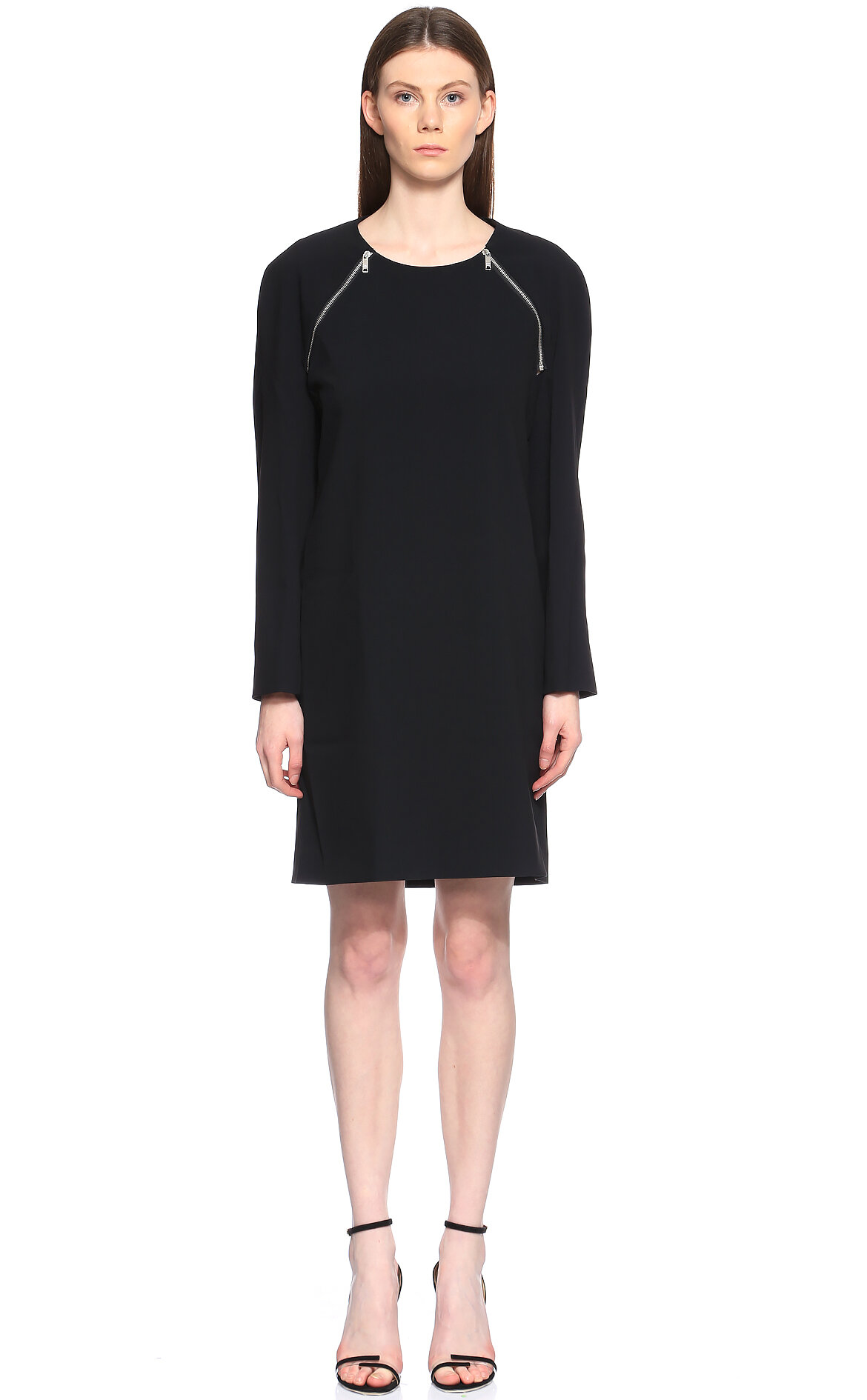 DKNY-DKNY Siyah Elbise