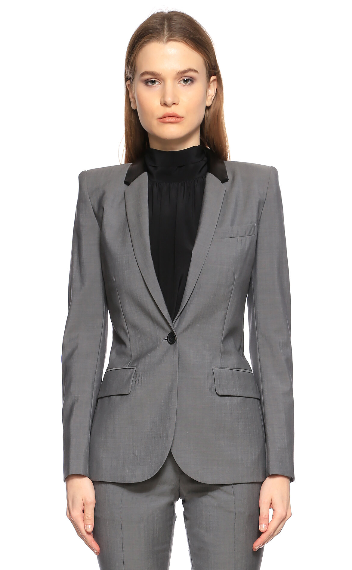 Barbara Bui-Barbara Bui Gri Ceket