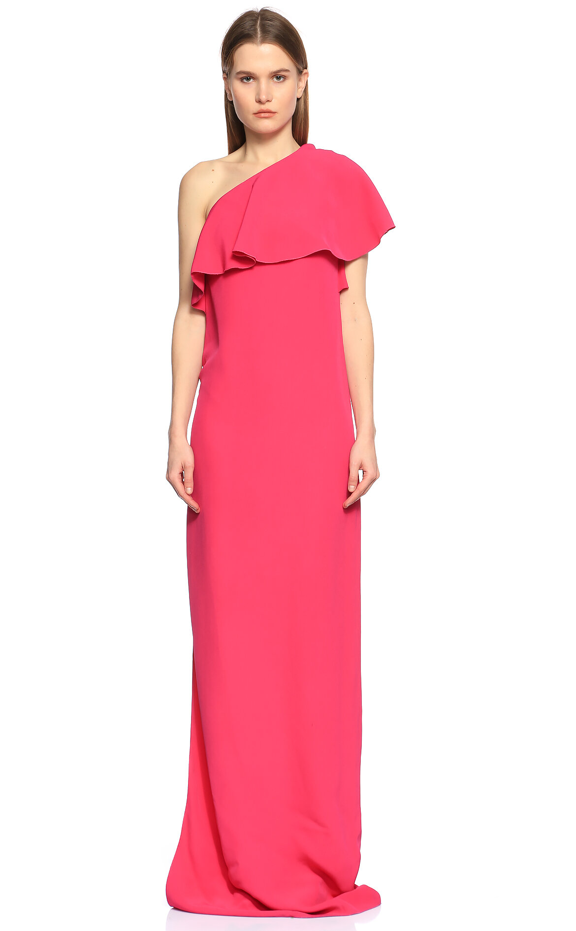 Lanvin-Lanvin Fuşya Gece Elbisesi