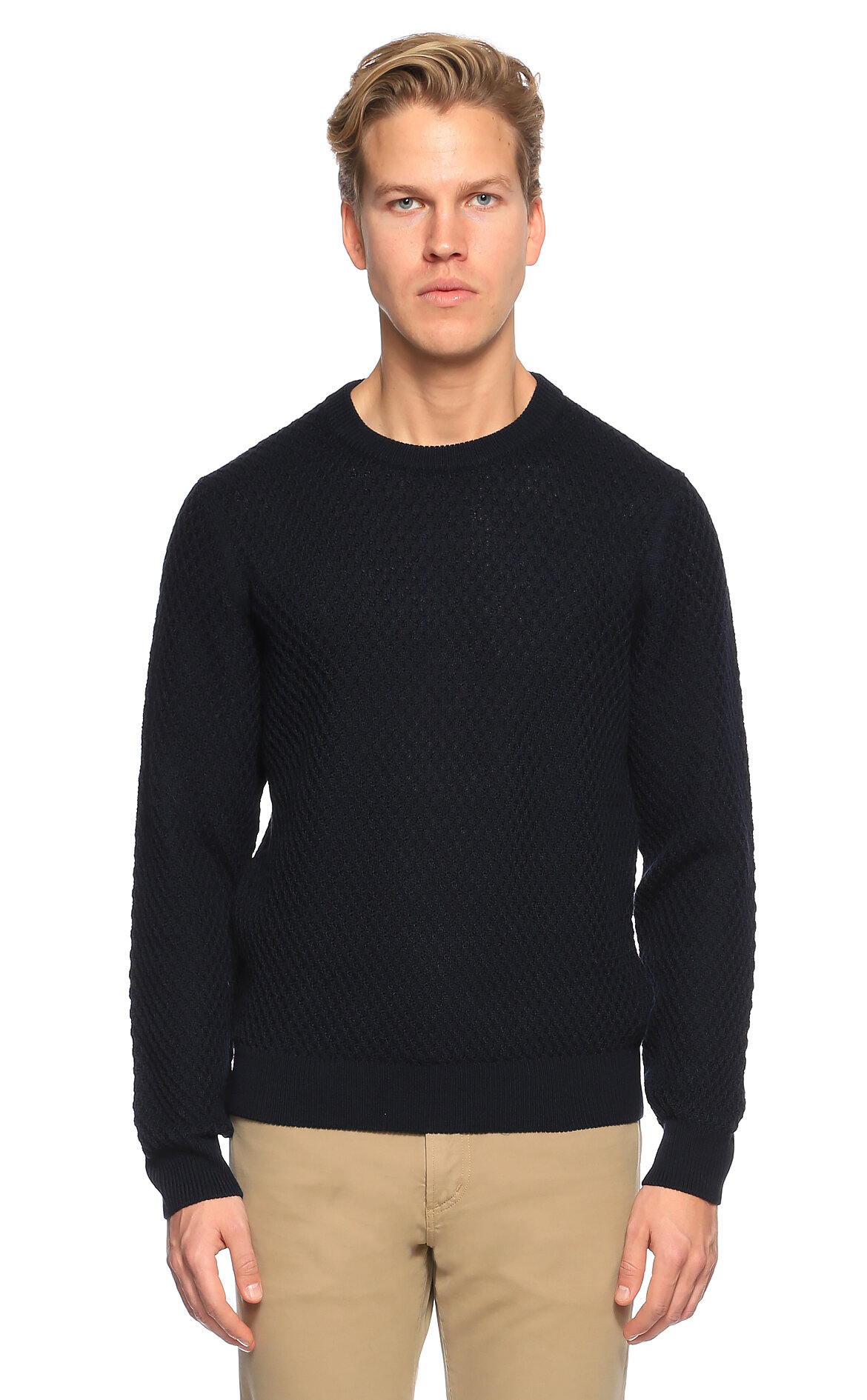 Sandro-Sandro Lacivert Triko