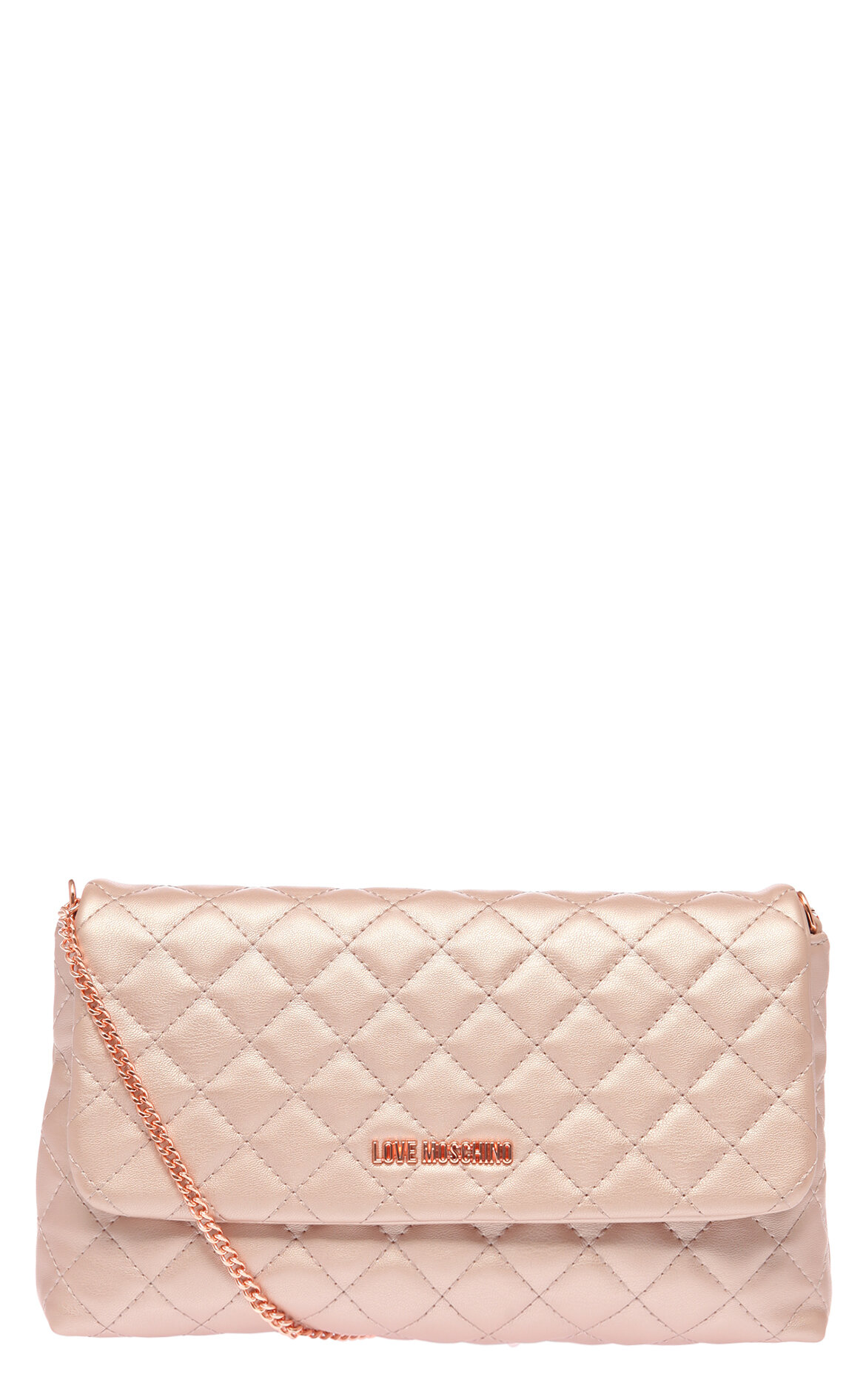 Love Moschino-Love Moschino Pembe Clutch