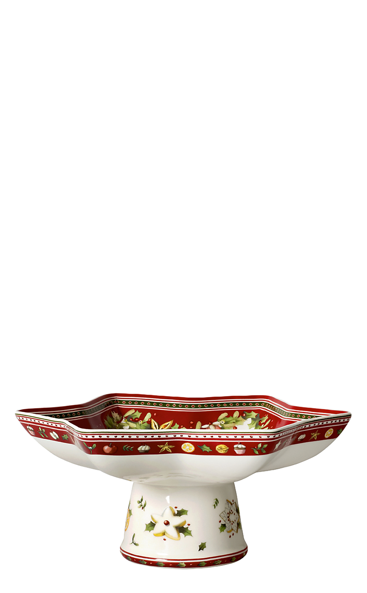 Villeroy & Boch-Villeroy & Boch Winter Bakery Ayaklı Yıldız Servis Kasesi Villeroy & Boch-Villeroy & Boch Winter Bakery Ayaklı Yıldız Servis Kasesi
