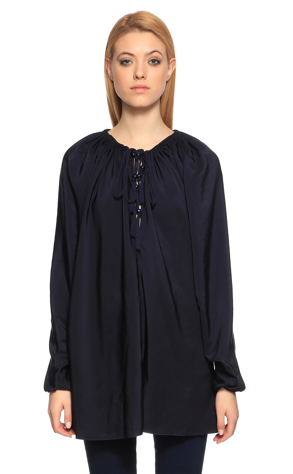 Lanvin-Lanvin Lacivert Bluz