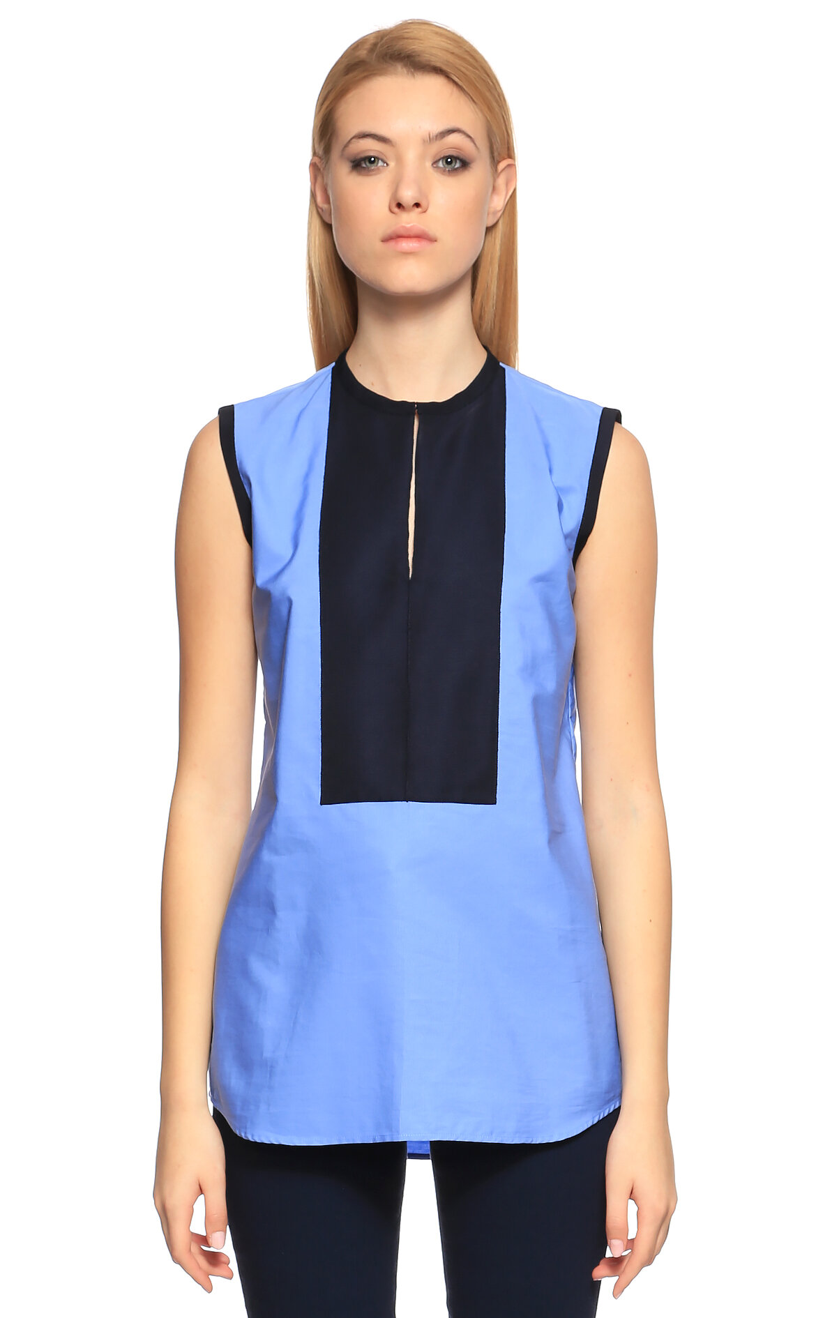 Lanvin-Lanvin Kolsuz Mavi Bluz