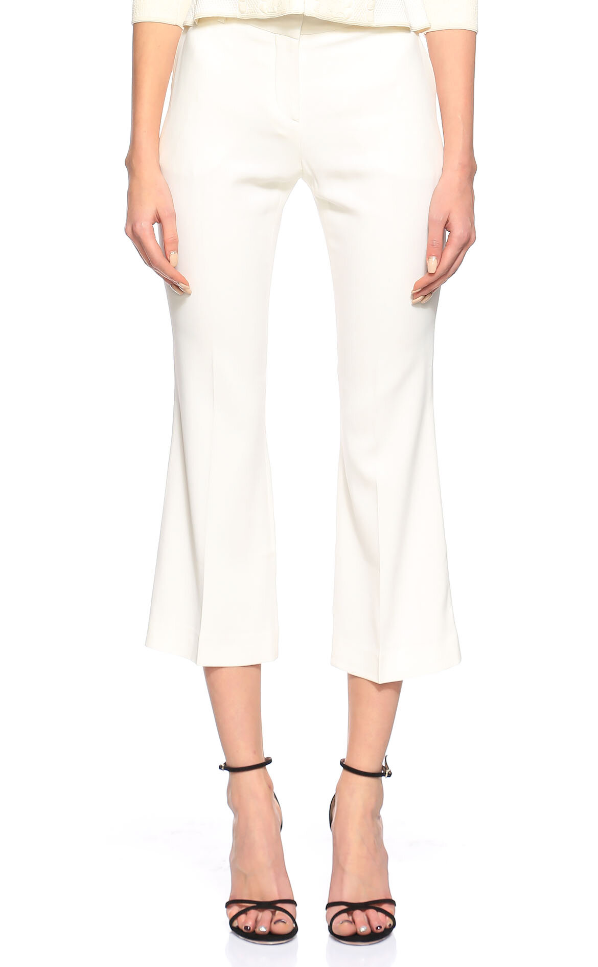 Alexander McQueen-Alexander McQueen Beyaz Jean Pantolon