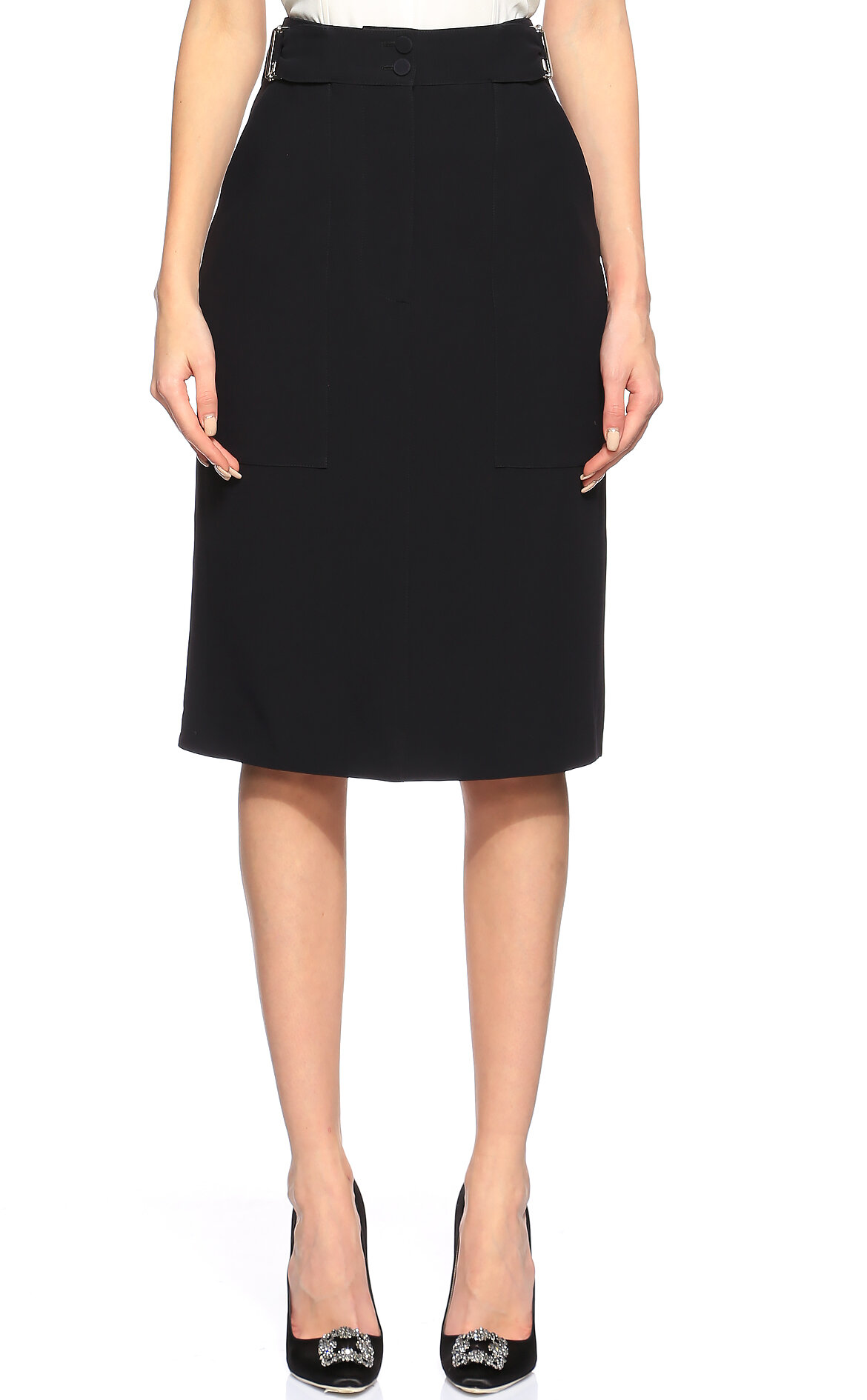 Alexander McQueen-Alexander McQueen Siyah Etek