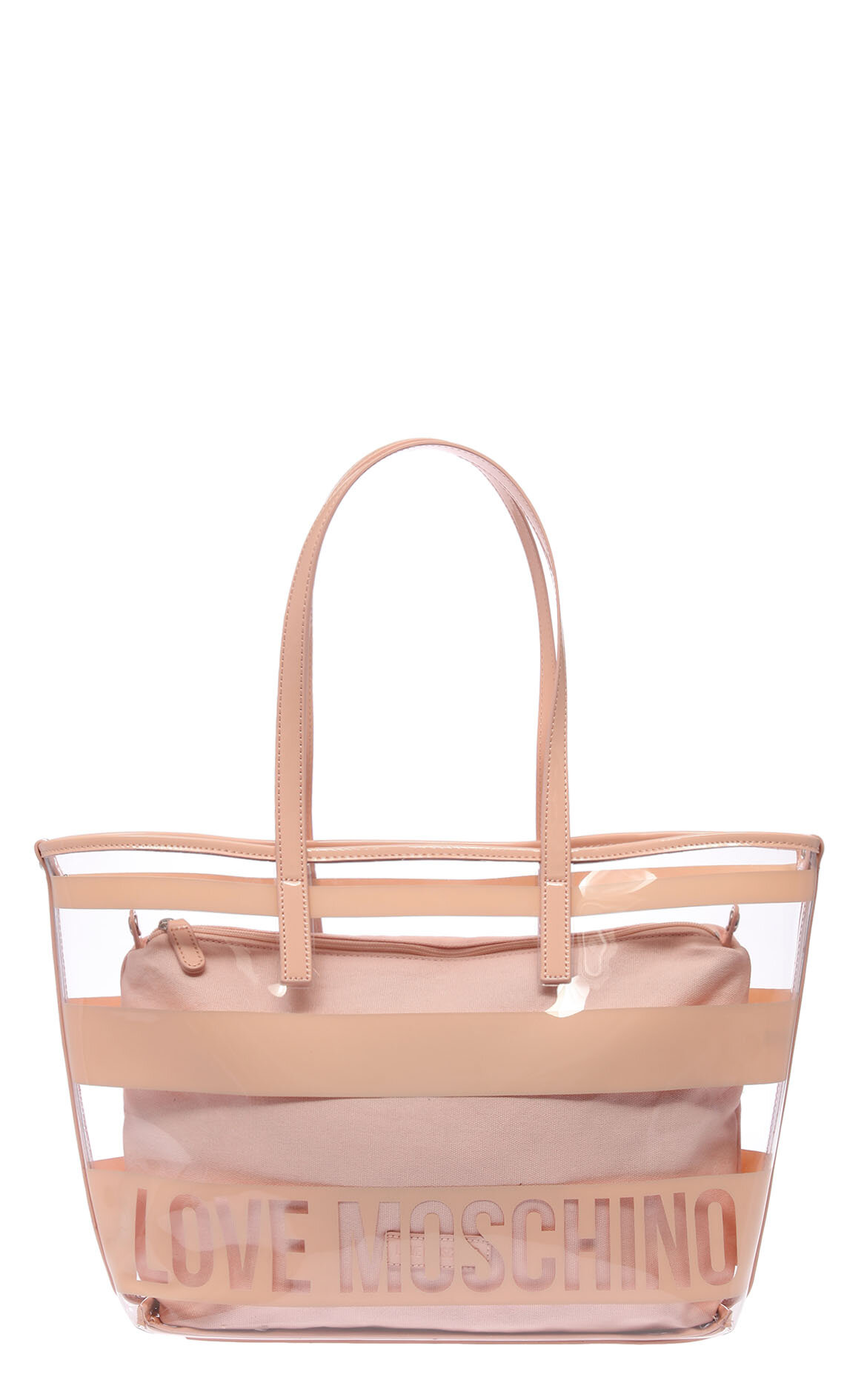 Love Moschino-Love Moschino Pembe Çanta