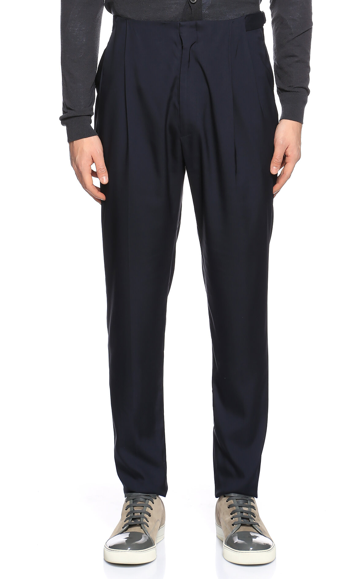 Lanvin-Lanvin Lacivert Pantolon