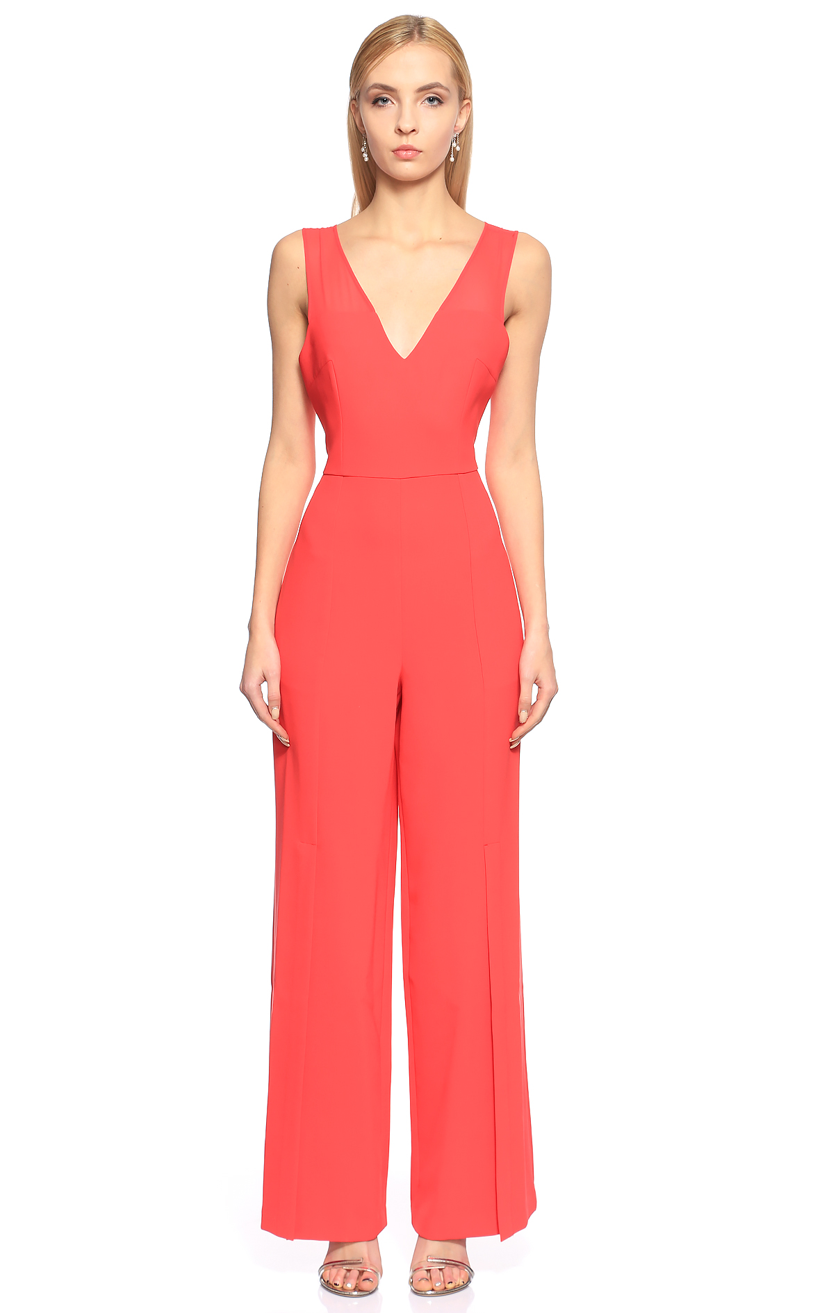 BCBG MAX AZRIA-BCBG MAX AZRIA Kırmızı Tulum