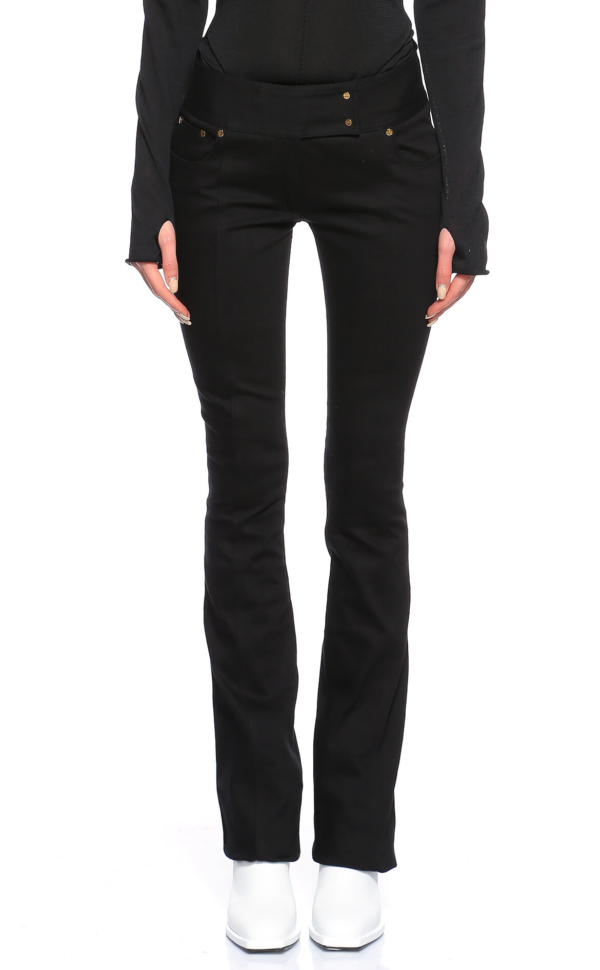 Tom Ford-Tom Ford İspanyol Paça Siyah Pantolon