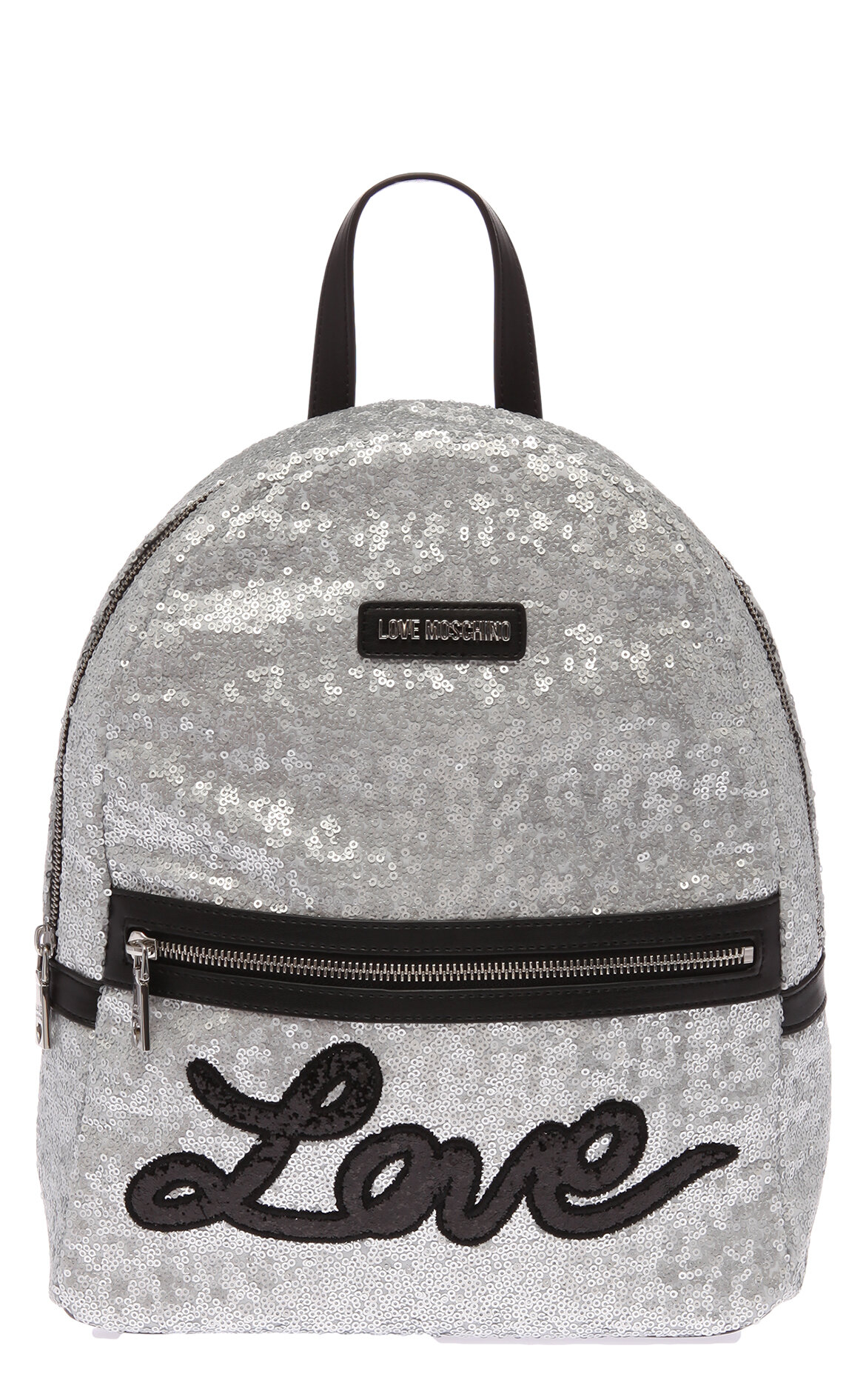 Love Moschino-Love Moschino Gümüş Rengi Sırt Çantası