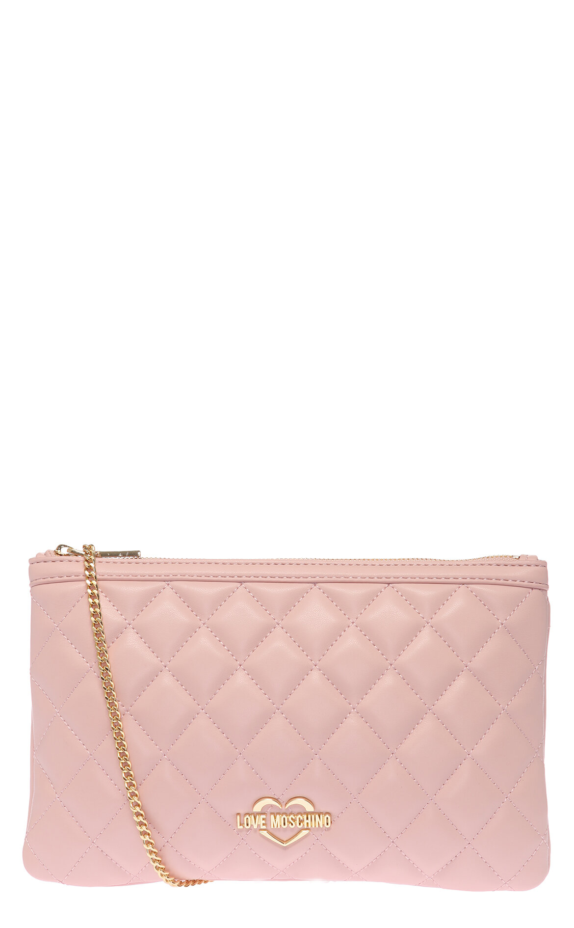 Love Moschino-Love Moschino Pembe Clutch