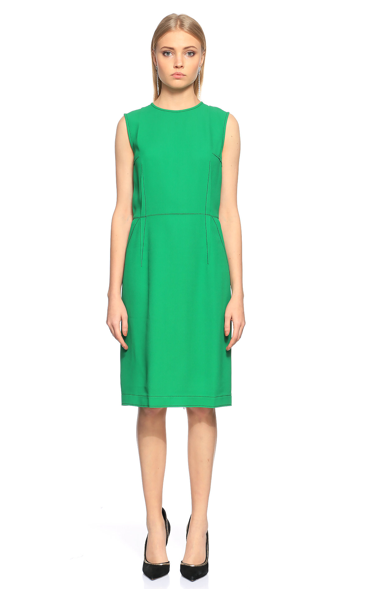 Lanvin-Lanvin Yeşil Elbise