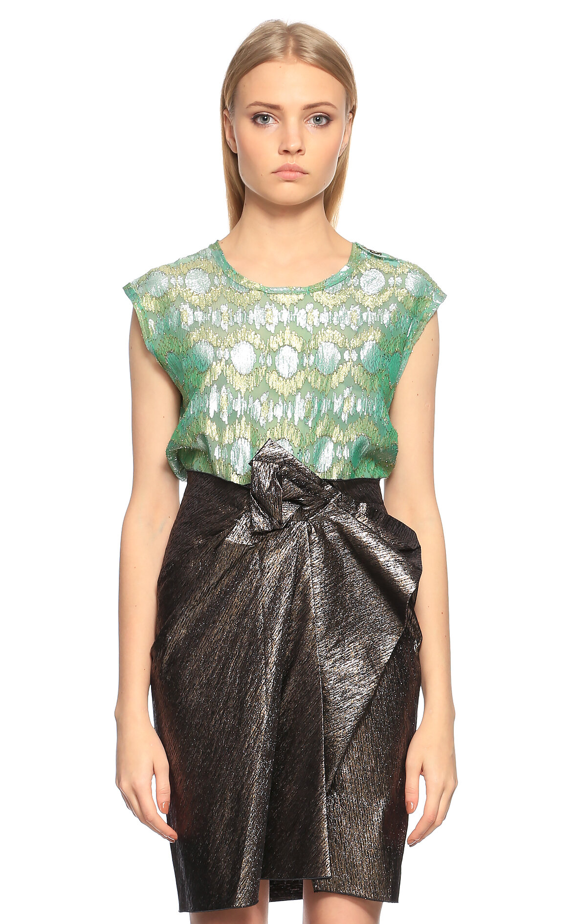 Lanvin-Lanvin Yeşil Bluz