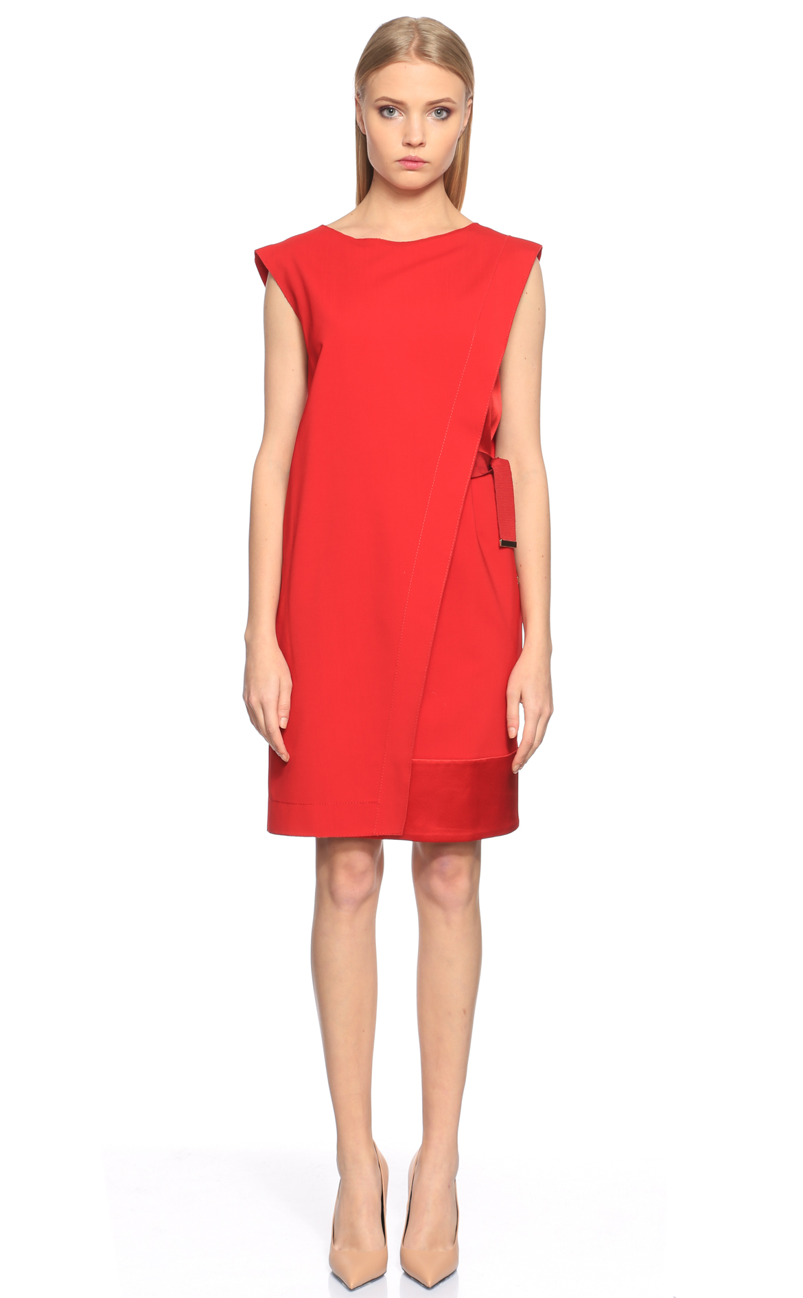 Alberta Ferretti -Alberta Ferretti  Kırmızı Elbise