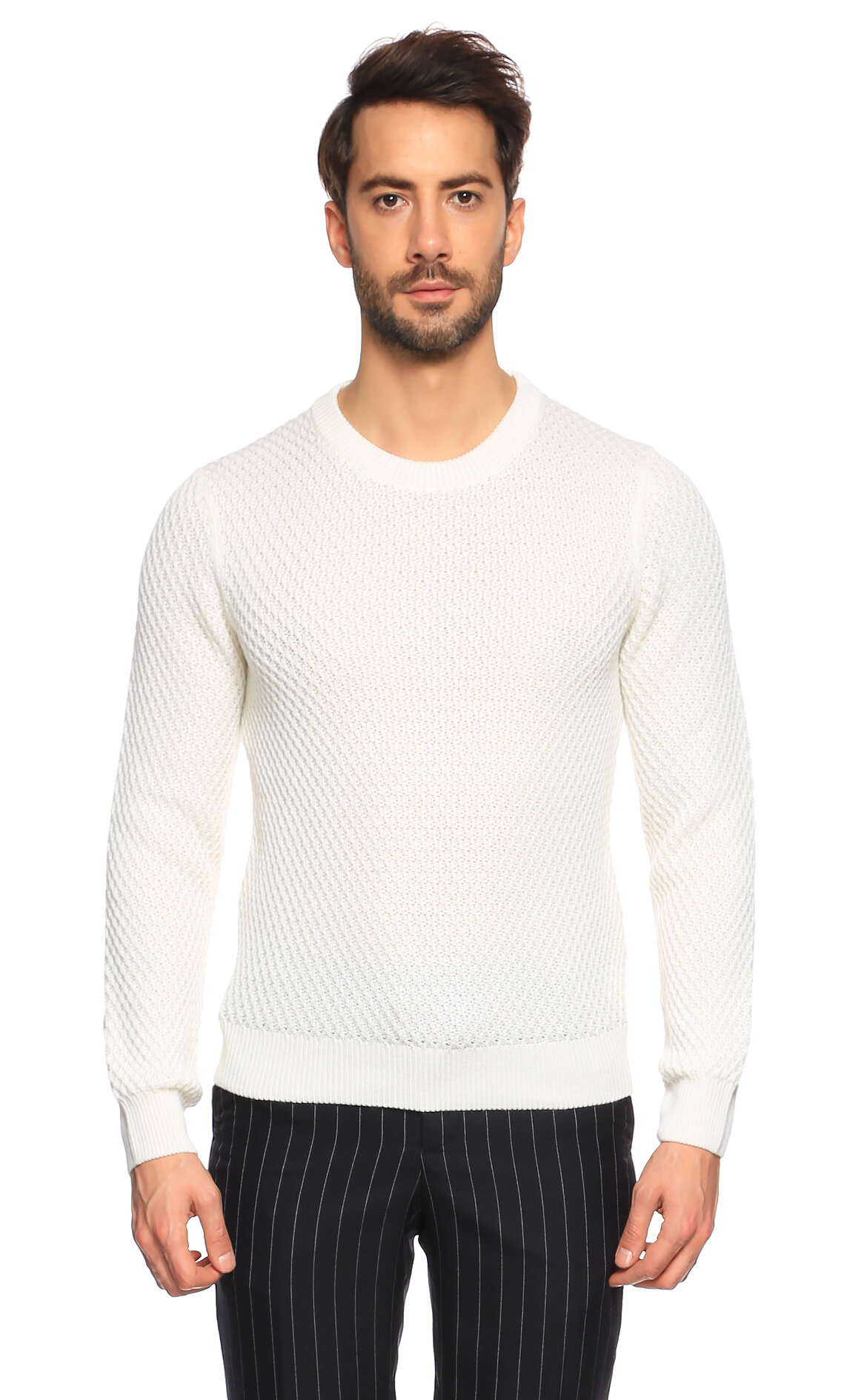 Sandro-Sandro Ekru Triko