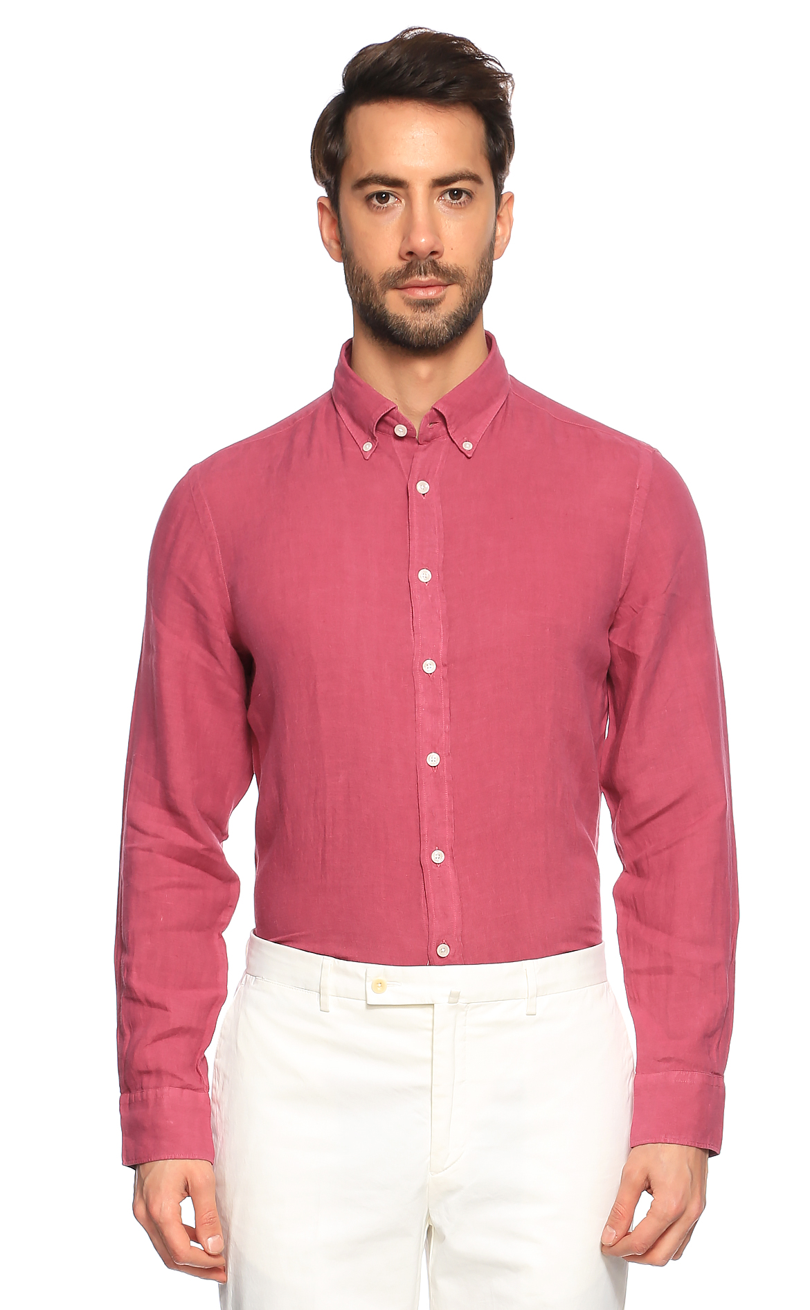 Hackett-Hackett Bordo Gömlek