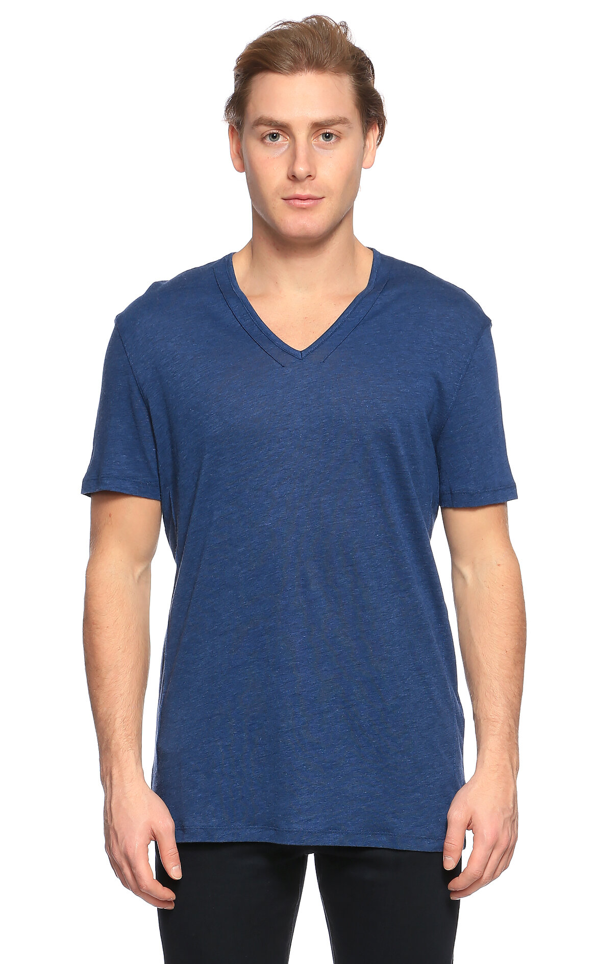John Varvatos USA-John Varvatos USA Mavi T-Shirt