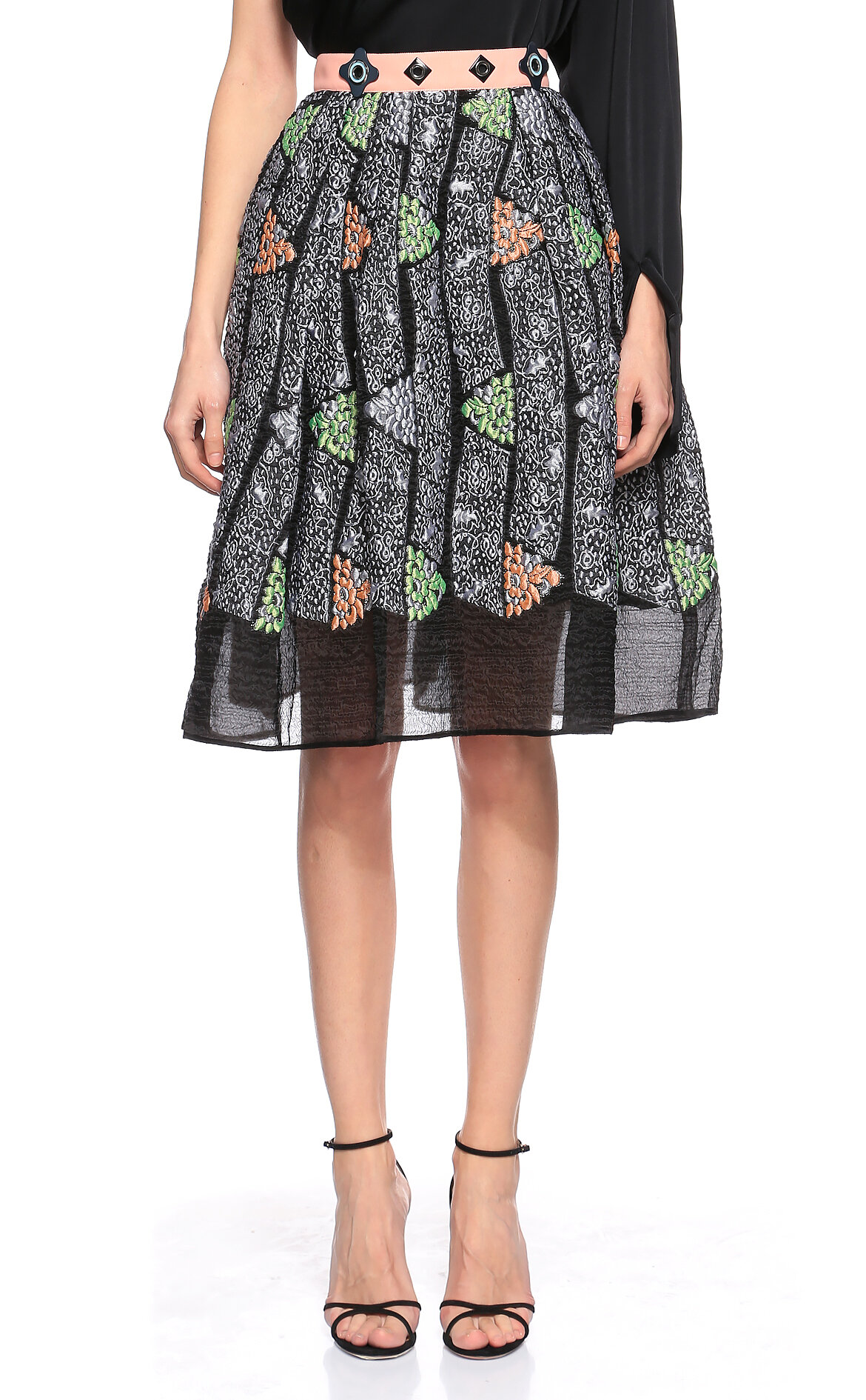 Peter Pilotto-Peter Pilotto Gümüş Rengi Etek