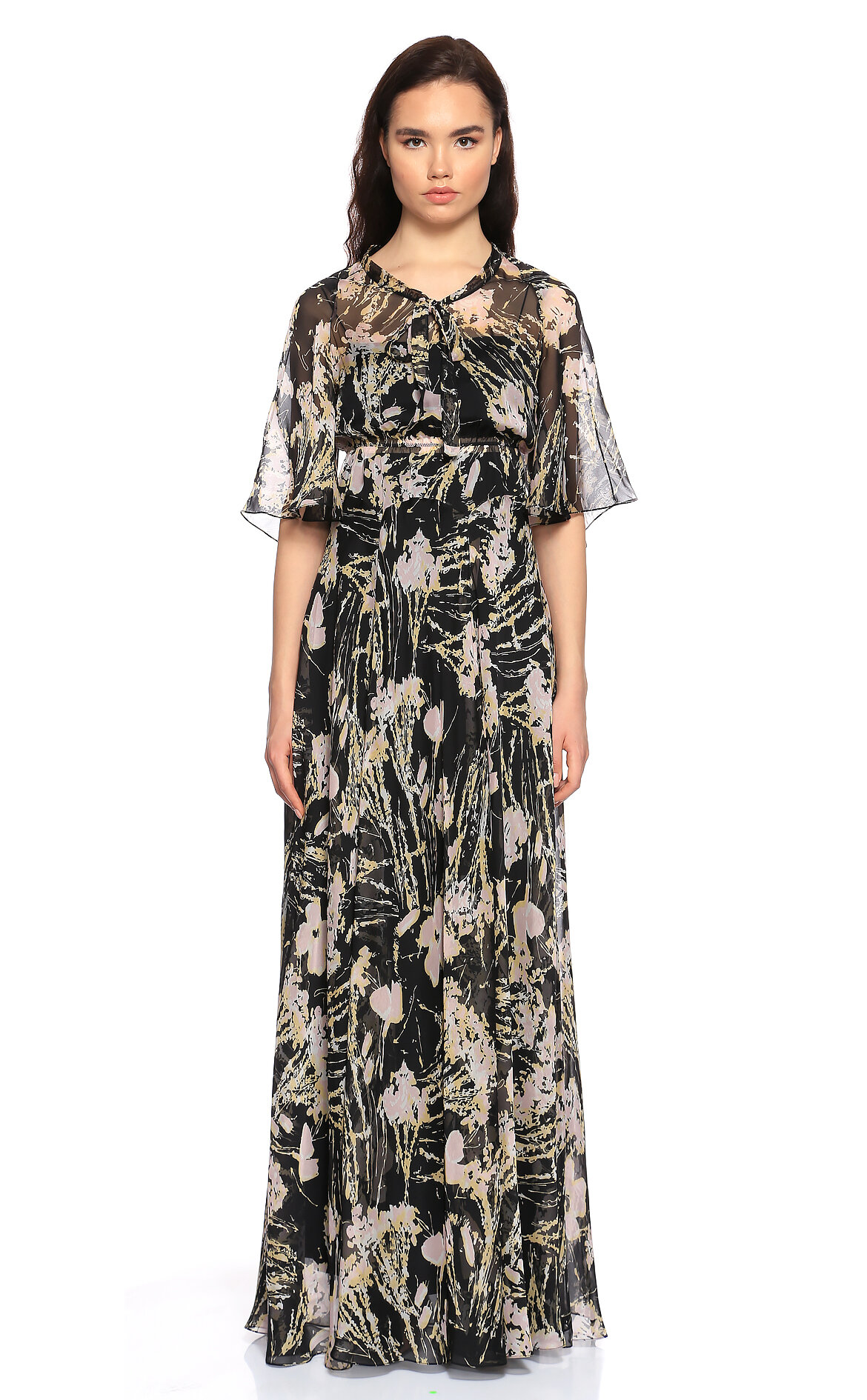 NO. 21-NO. 21 Siyah Uzun Elbise