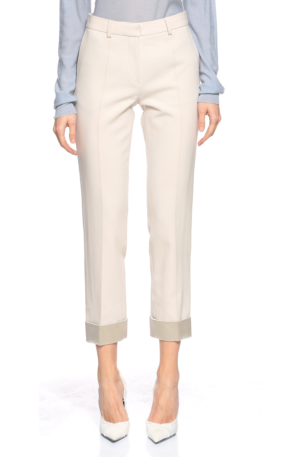 Alberta Ferretti -Alberta Ferretti  Bej Pantolon