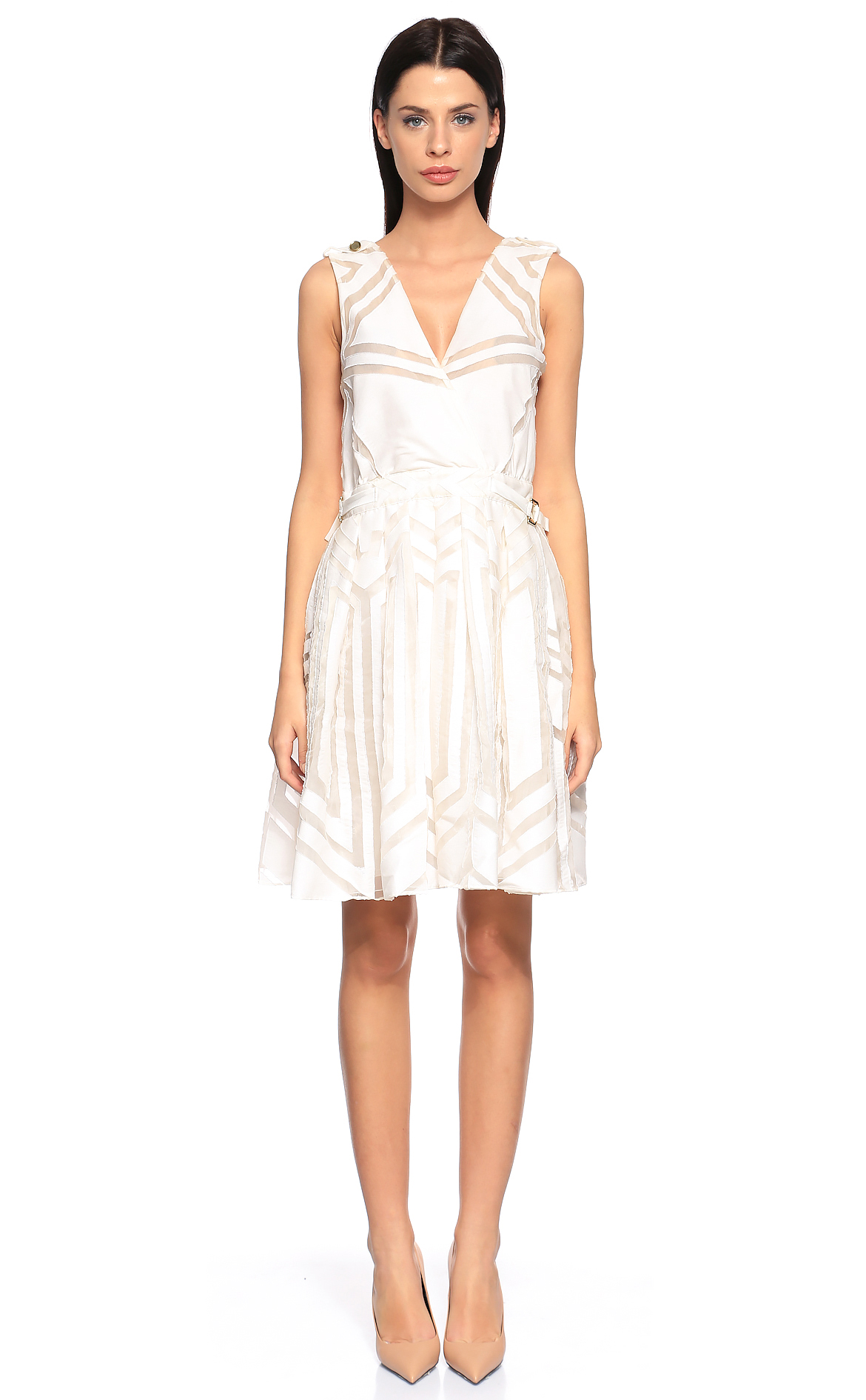 Zuhair Murad-Zuhair Murad Beyaz Gece Elbisesi