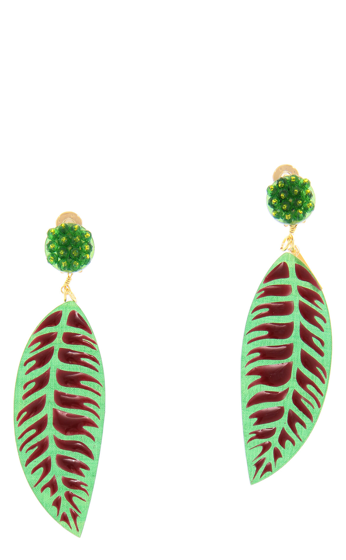 Mercedes Salazar-Mercedes Salazar Yeşil Küpe