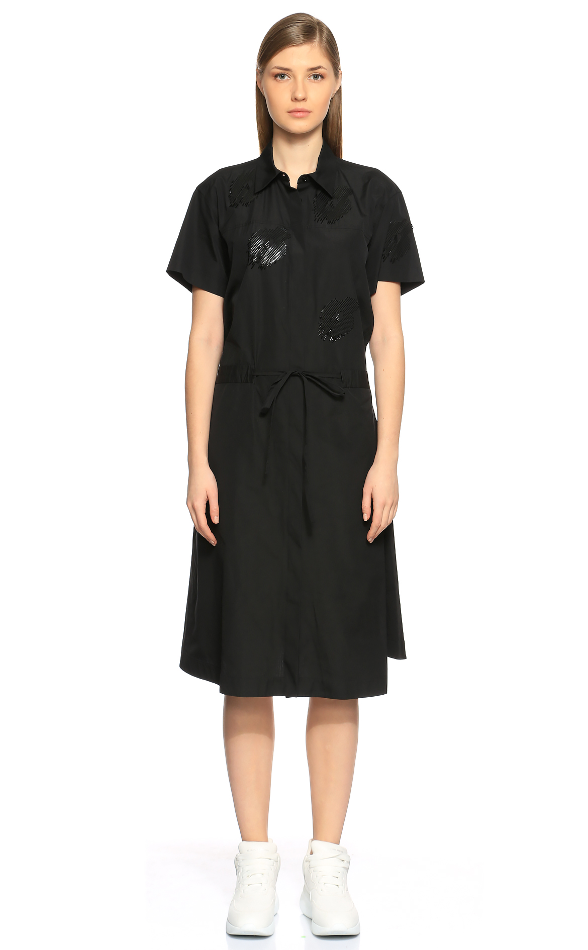 Jil Sander-Jil Sander Siyah Elbise