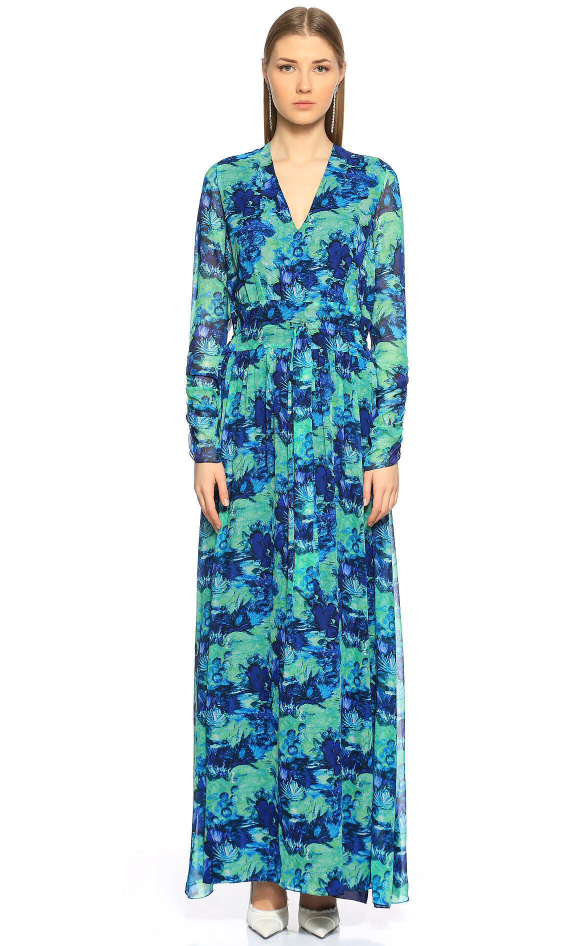 Lanvin-Lanvin Haki Gece Elbisesi