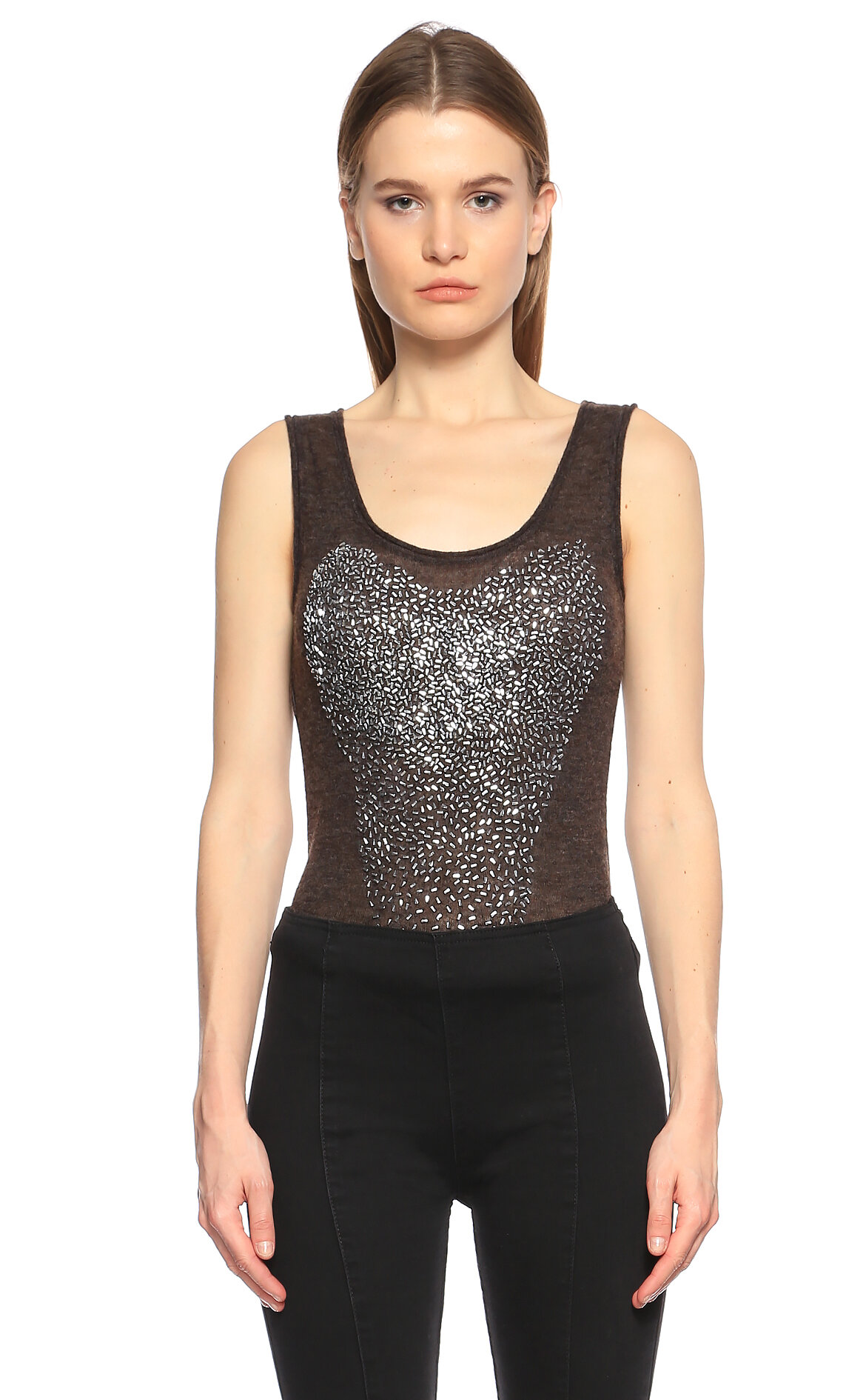 Philosophy Ferretti-Philosophy Ferretti Kahverengi Triko