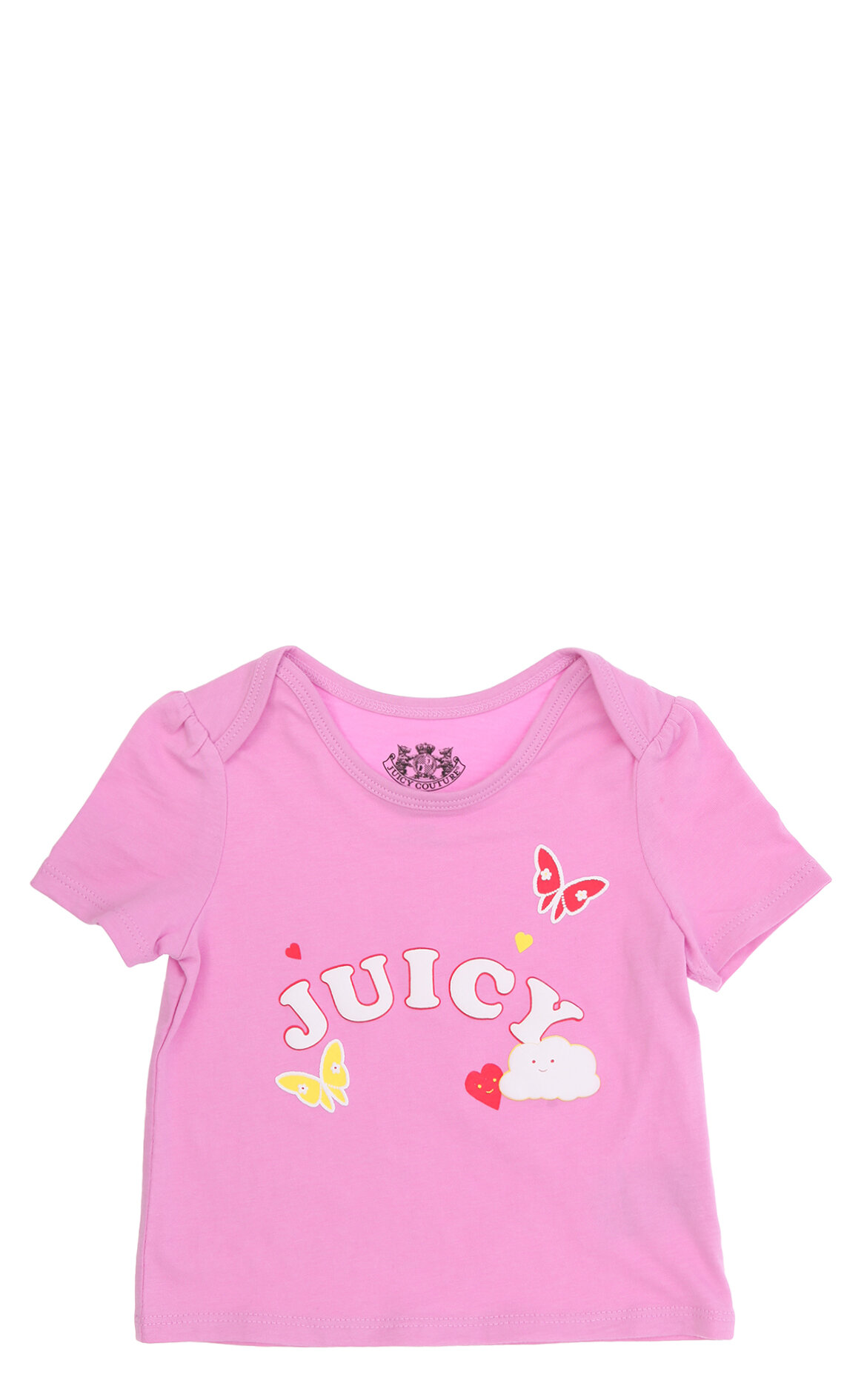 Juicy Couture-Juicy Couture Kız Bebek  Baskı Desen Lila T-Shirt
