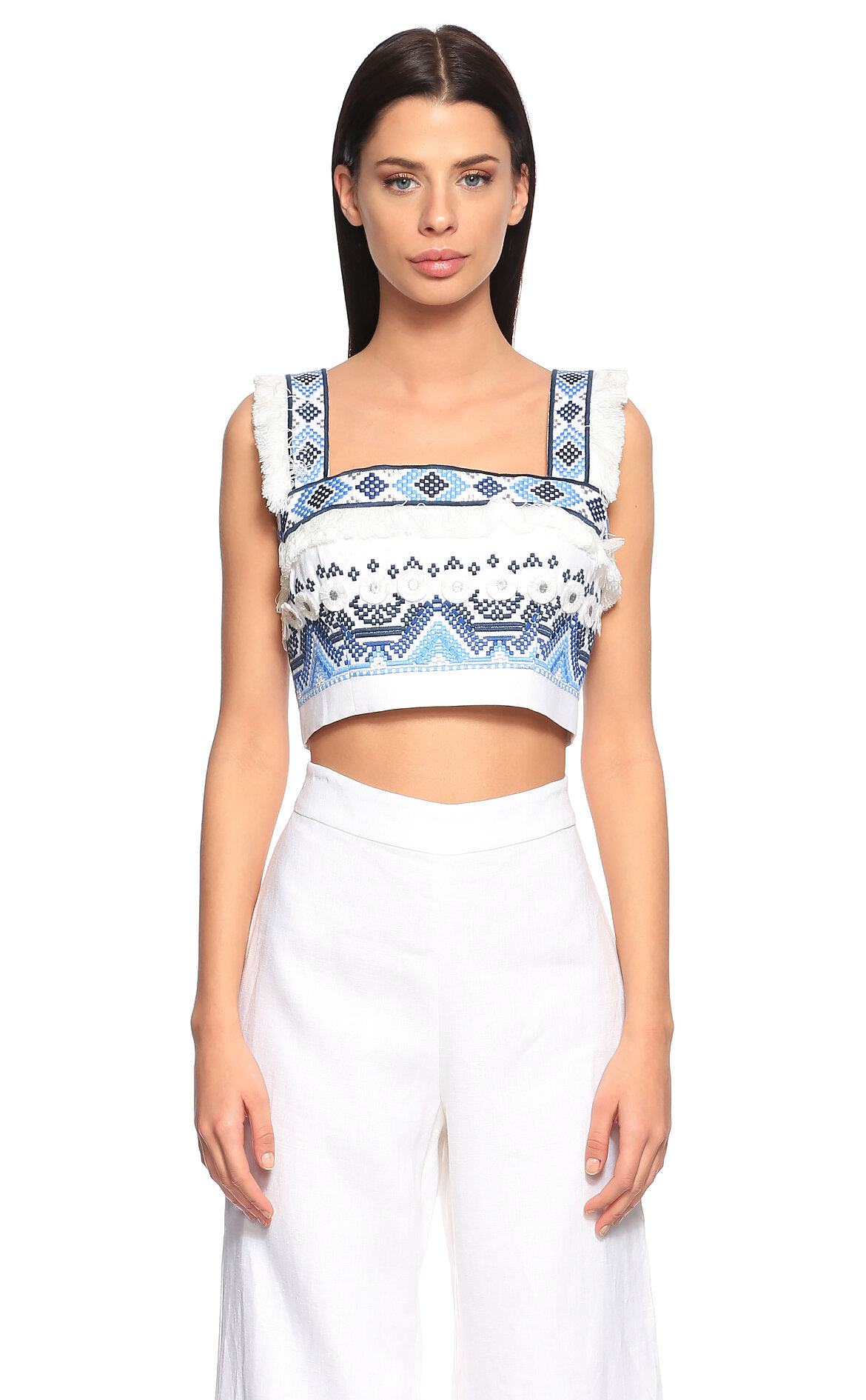 Alexis-Alexis Etnik Desenli Bluz