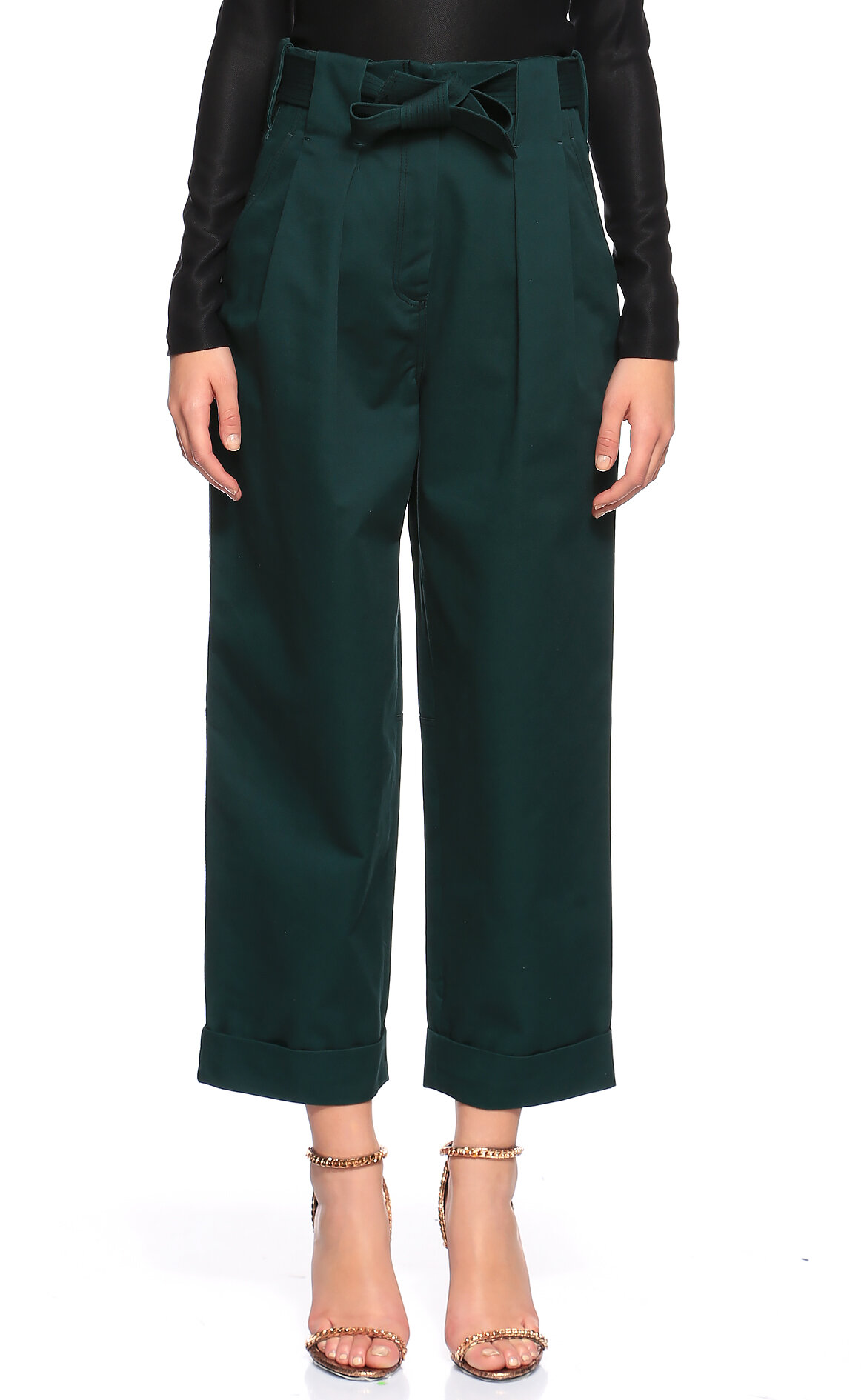 Sandro-Sandro Yeşil Pantolon