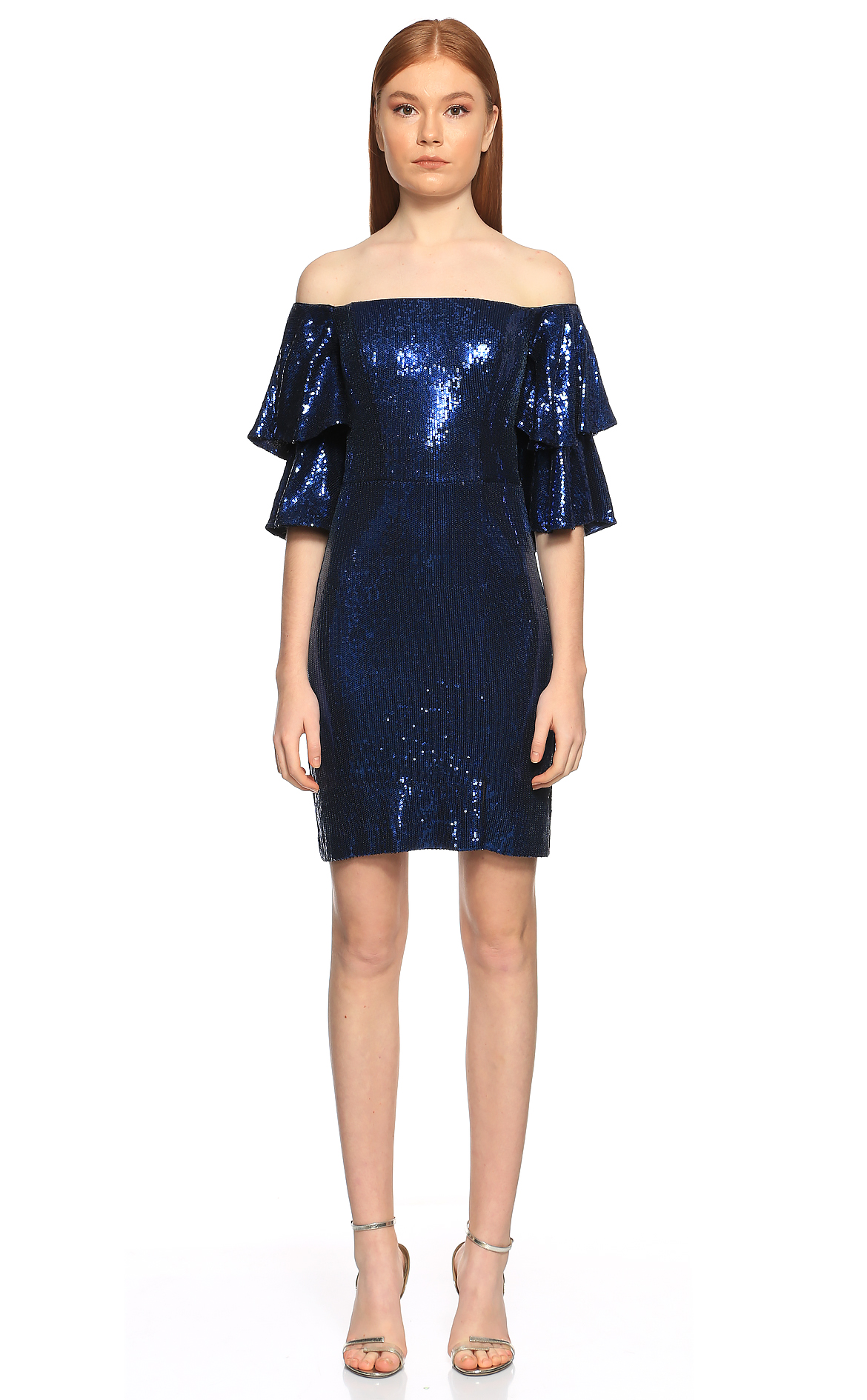 Nicole Miller-Nicole Miller Lacivert Elbise