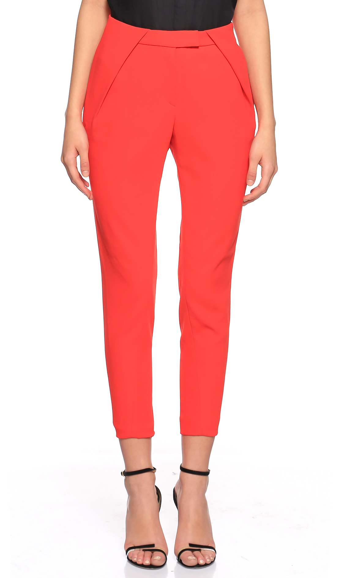 Karl Lagerfeld-Karl Lagerfeld Kırmızı Pantolon