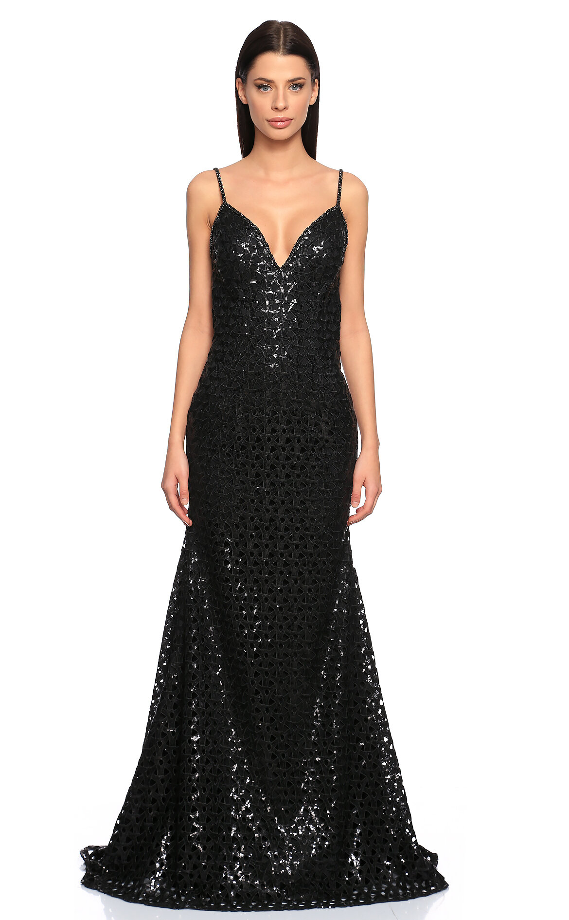 Jovani-Jovani Siyah Gece Elbisesi