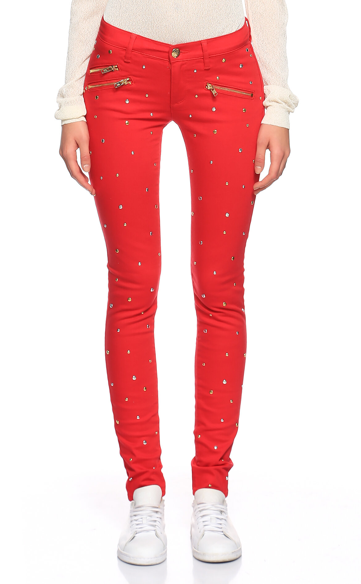 Juicy Couture-Juicy Couture Kırmızı Jean Pantolon