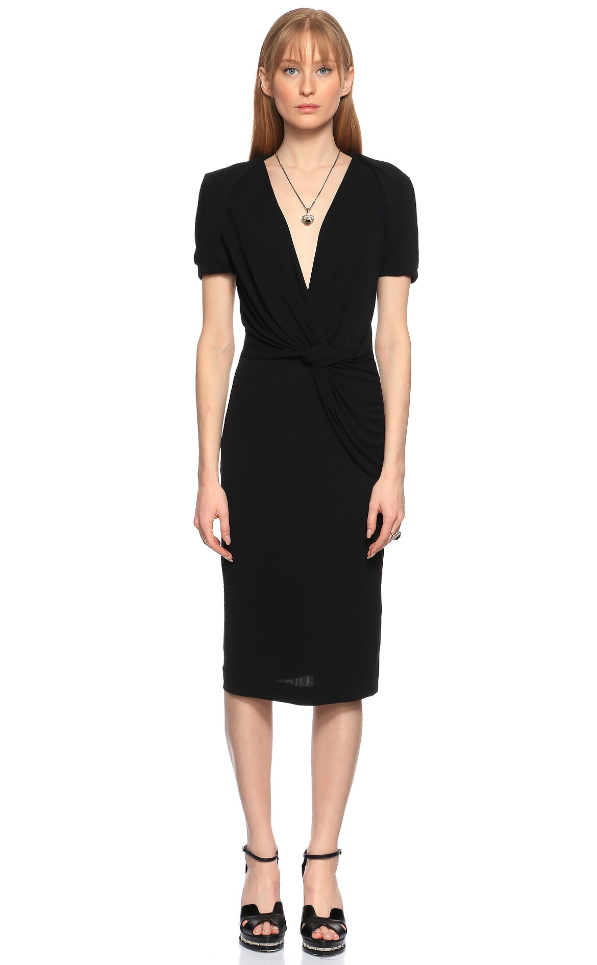 Alexander McQueen-Alexander McQueen Siyah Elbise