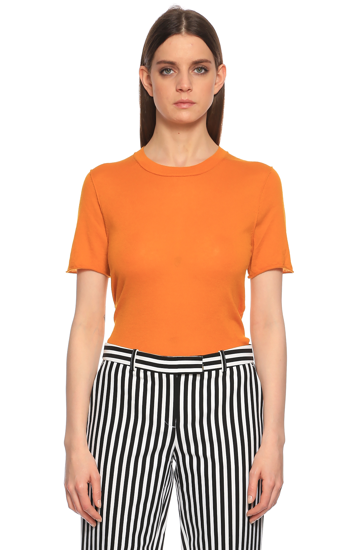 Michael Kors Collection-Michael Kors Turuncu Triko