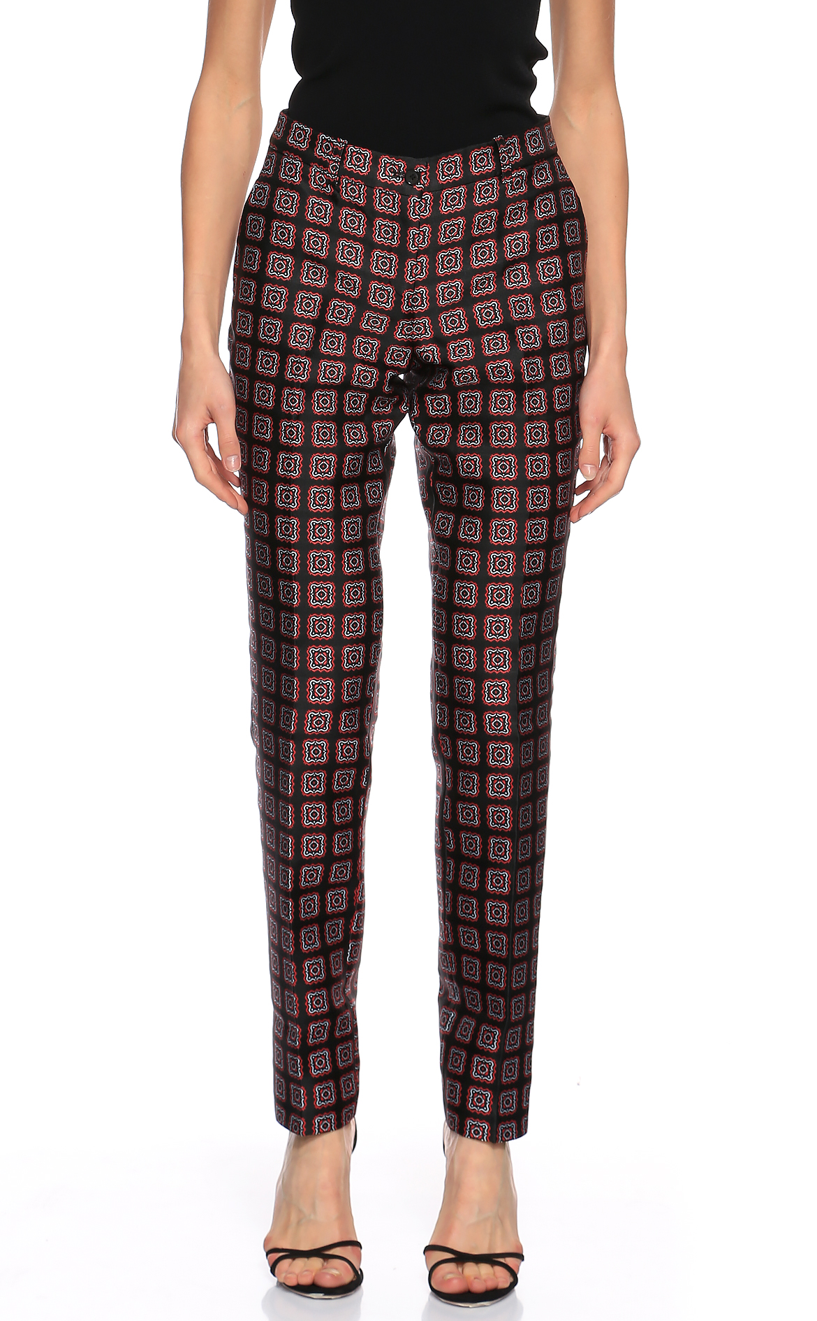 Michael Kors Collection-Michael Kors Collection Bordo Pantolon