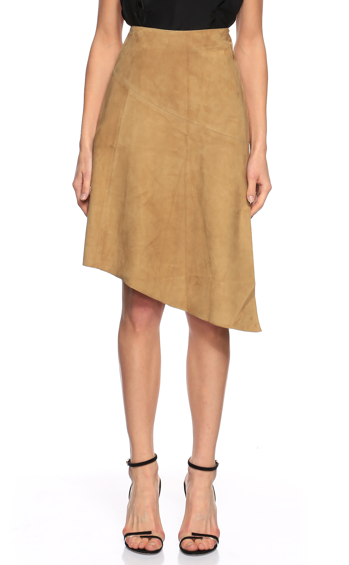 Michael Kors Collection-Michael Kors Collection Altın Rengi Etek