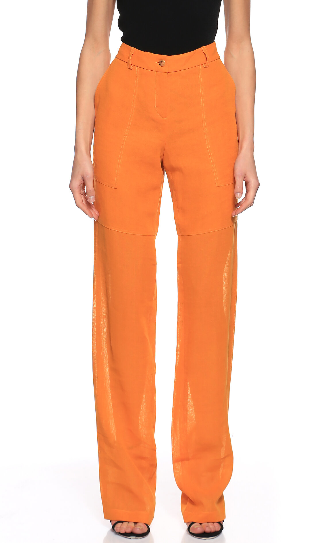 Michael Kors Collection-Michael Kors Collection Turuncu Pantolon