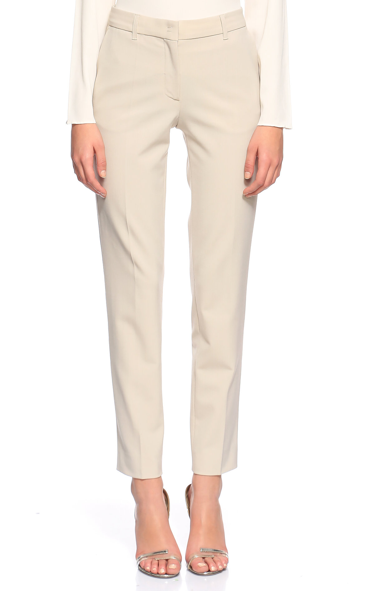 Alberta Ferretti -Alberta Ferretti  Bej Pantolon