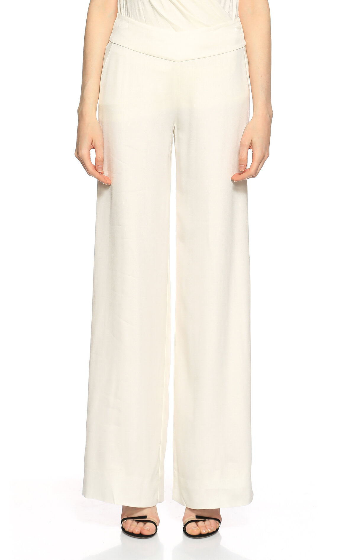 Donna Karan-Donna Karan Beyaz Pantolon