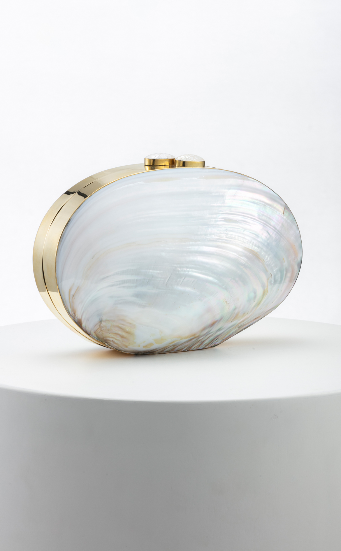 Luya Handcrafts-Luya Handcrafts Beyaz Clutch