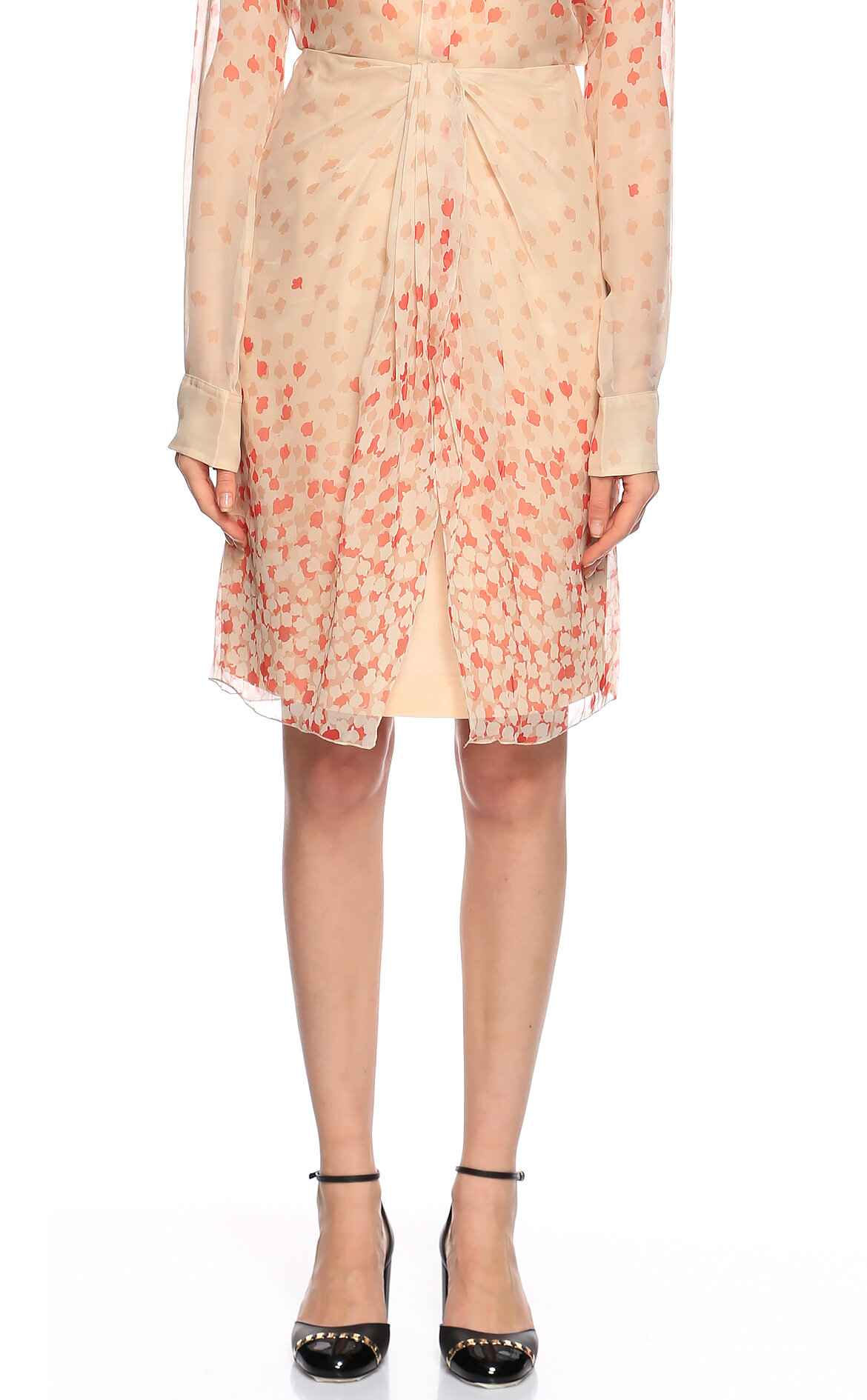 Armani Collezioni-Armani Collezioni Pudra Rengi Etek