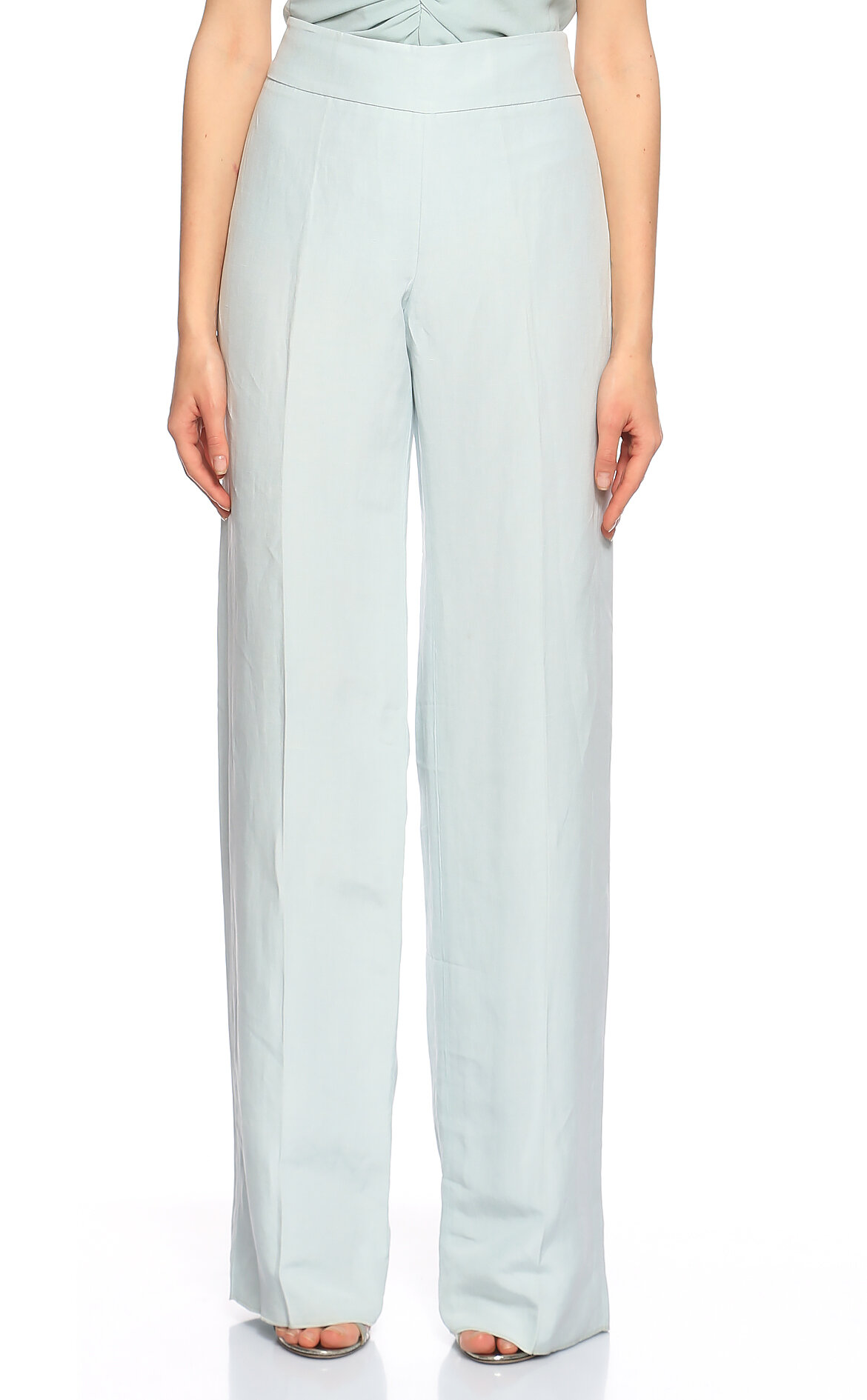 Armani Collezioni-Armani Collezioni Mint Yeşili Pantolon